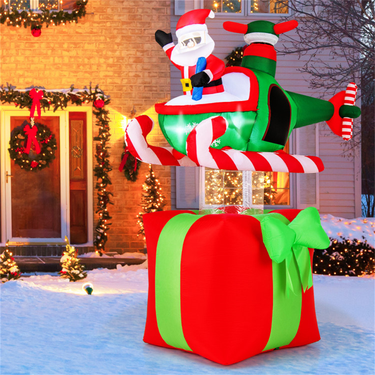 KAAYEE Christmas Inflatables Outdoor Decorations,6FT Inflatable Xmas ...