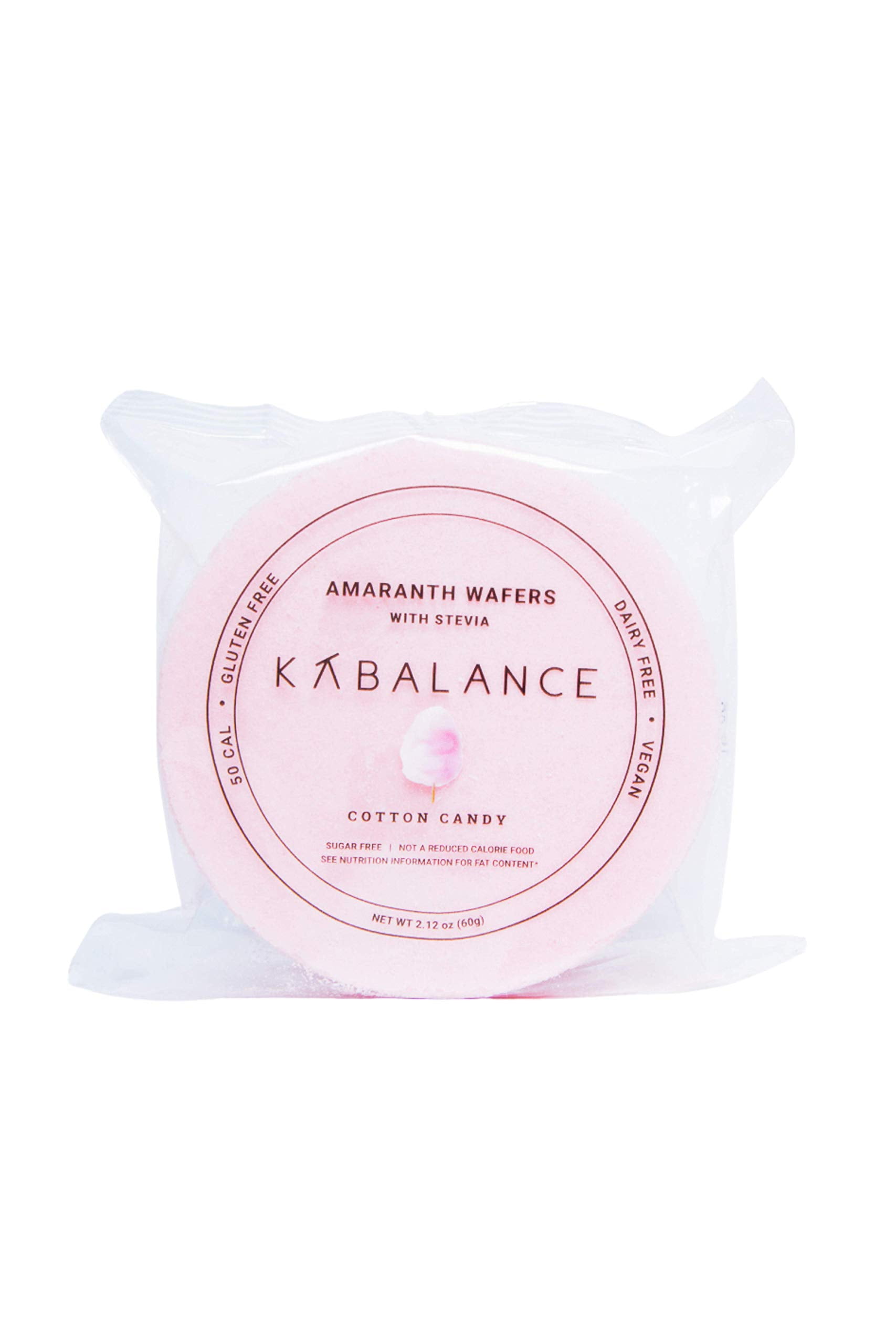 KABALANCE Amaranth Healthy Wafers/Obleas ZS23 | COTTON CANDY | 8 Packs ...