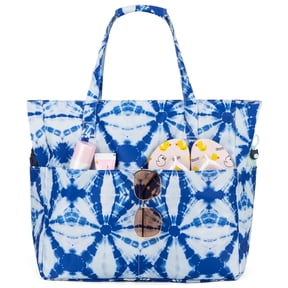 DAKIMOE Beach Bags For Women - Large Beach Tote Bags with Zipper ...