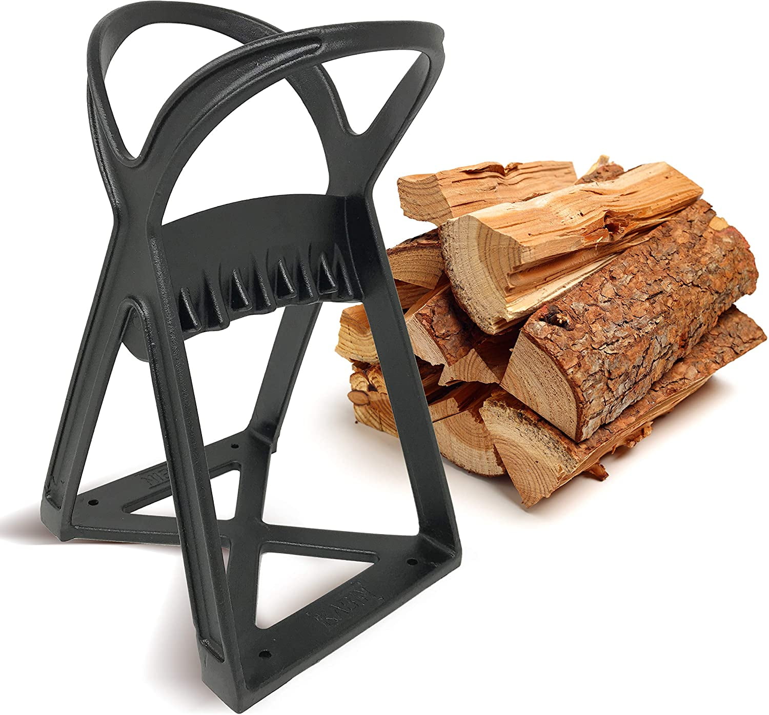 KABIN Kindle Quick - Cast-Steel Manual Log and Firewood Splitter with ...