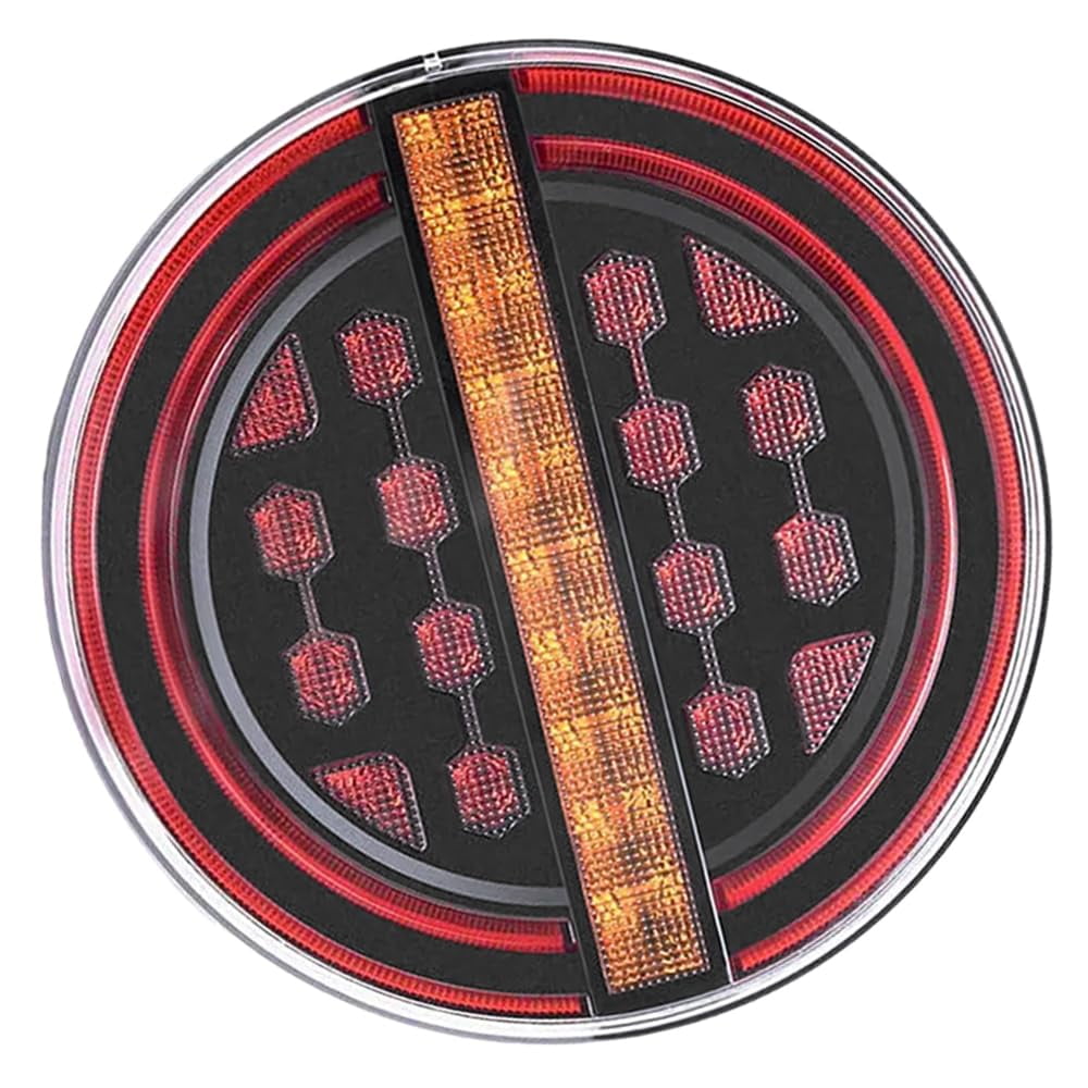 KACEPAR Round LED Trailer IFF17 Light, LED Round Trailer Tail Light ...