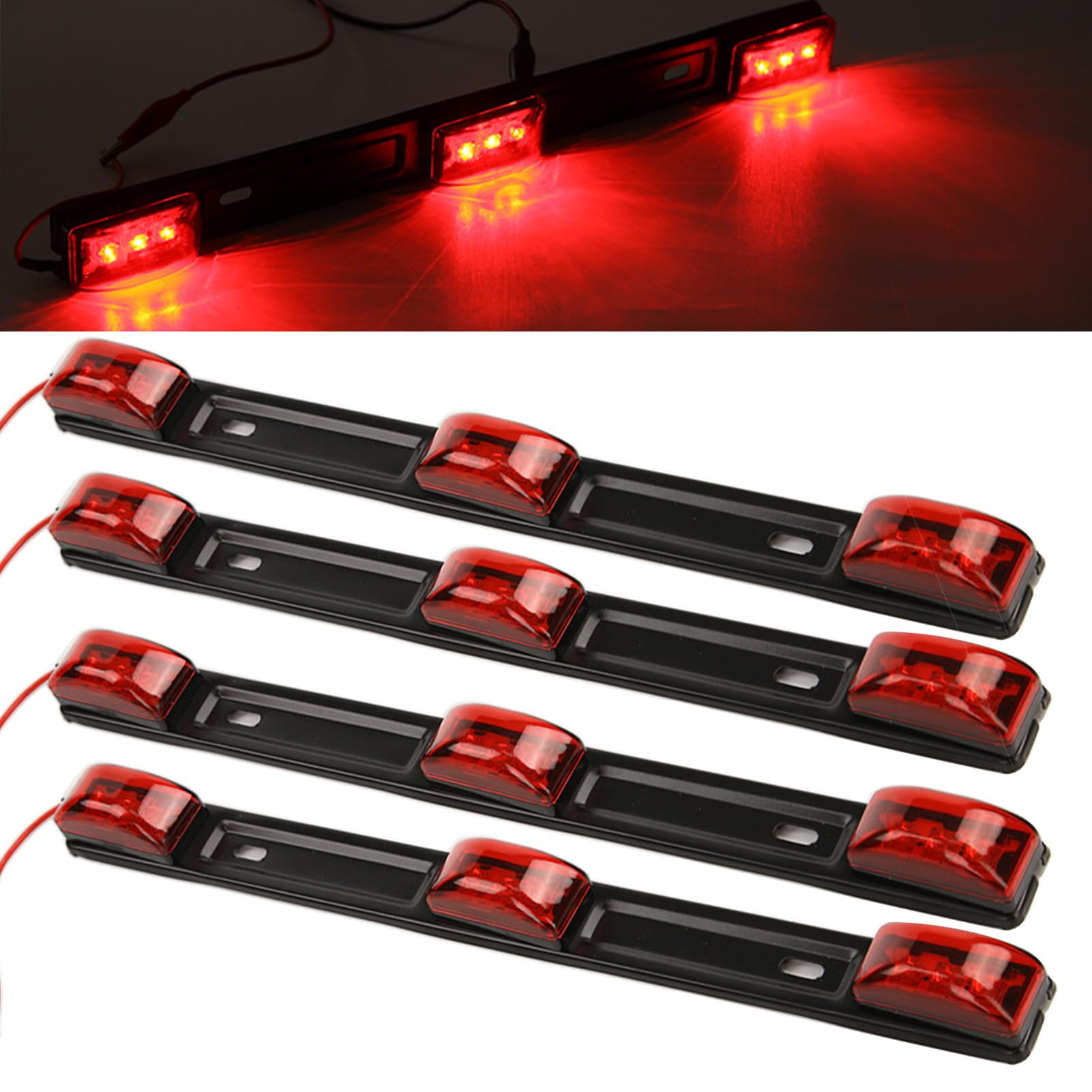 KACEPAR Round LED Trailer RRF12 Light, LED Round Trailer Tail Light ...