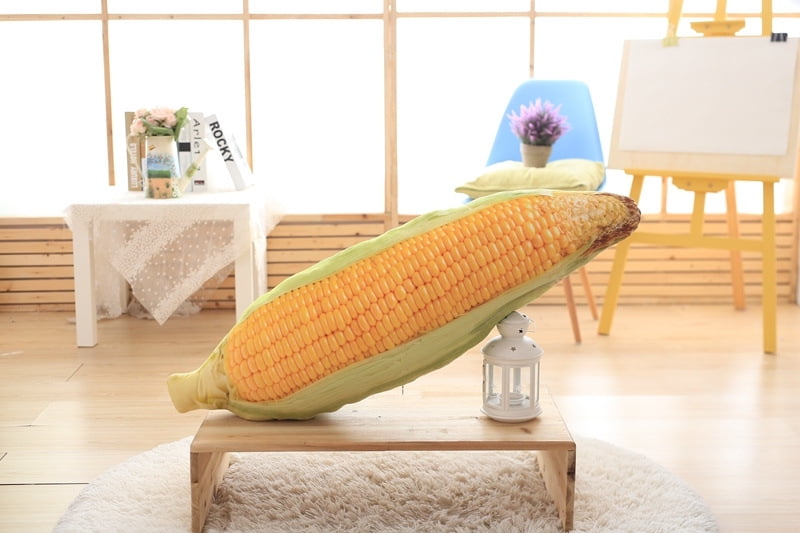 KACG Cute creative corn cob plush toy spoof big pillow simulation corn ...