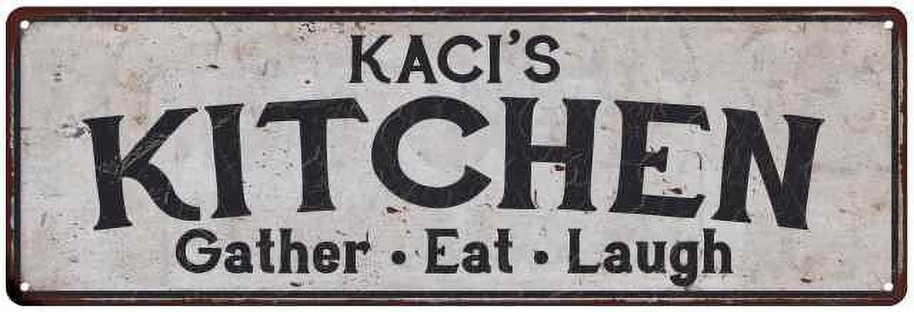 KACI's Kitchen Gift Rustic Chic Decor Gift 6x18 Sign 206180051108 ...