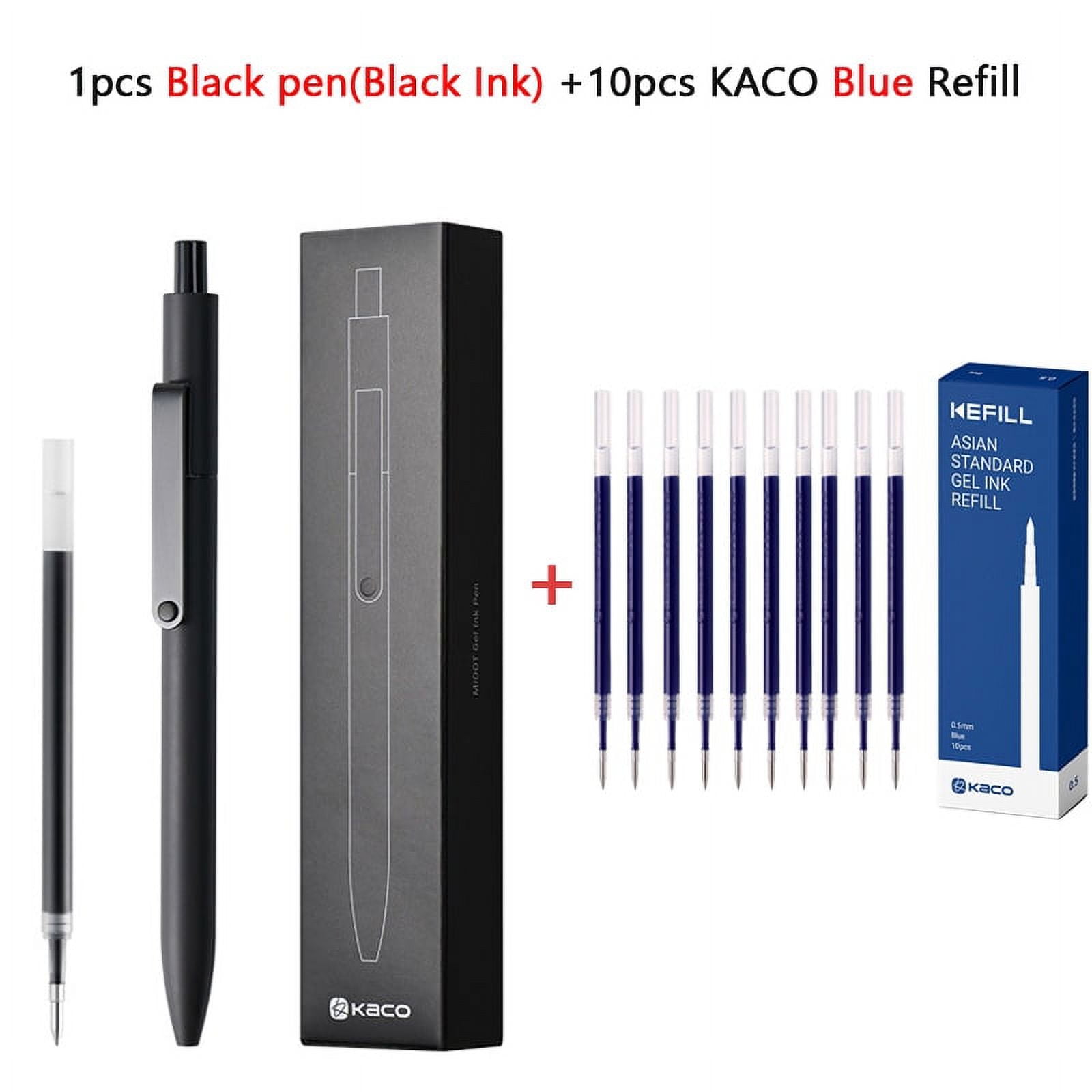 KACO Premium Gel Pen Refill MIDOT 0.5 Business Sign Pens Simple Elegant Gift for Yourself ...