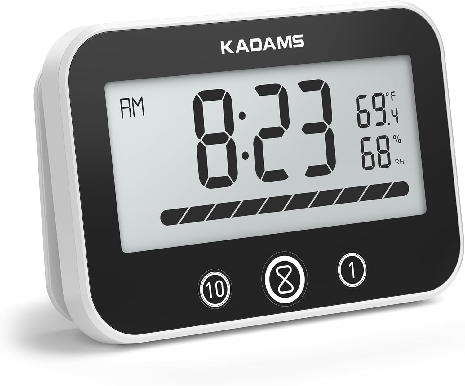 KADAMS Waterproof Shower Clock with Timer, Digital Bathroom & Kitchen ...