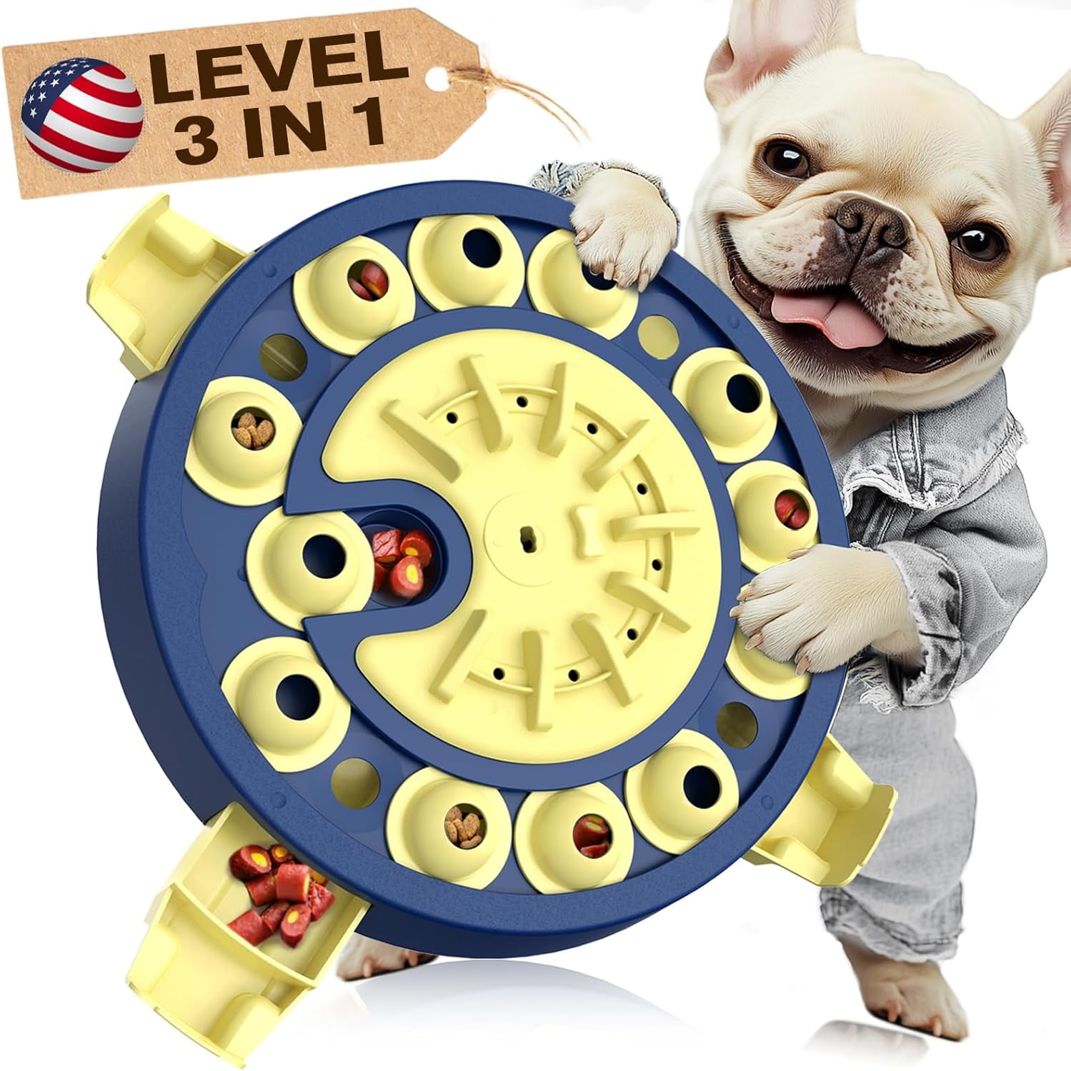 KADTC Dog Puzzle Toys Advanced Brain Mental Stimulation Interactive ...