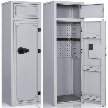 KAER 2-3 Gun Safe, Rifle Safe for Multi-Function, Quick Access Gun ...