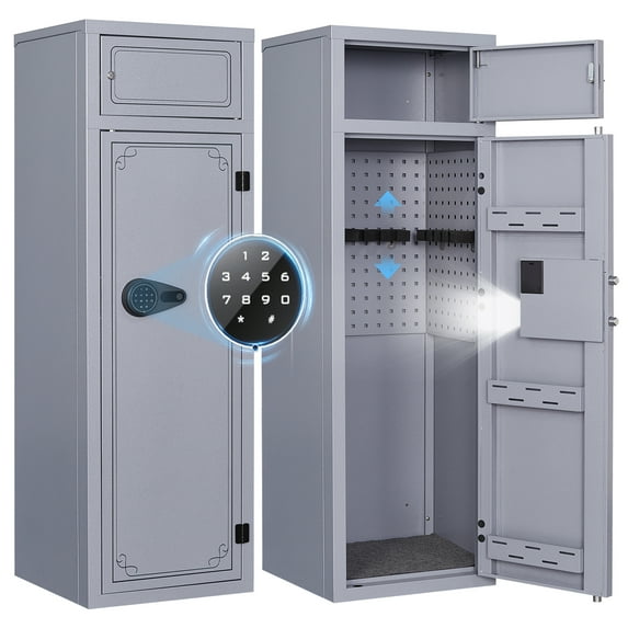 KAER 10-12 Gun Safe, Large Unassembled Rifle Safe with Digital Keypad ...