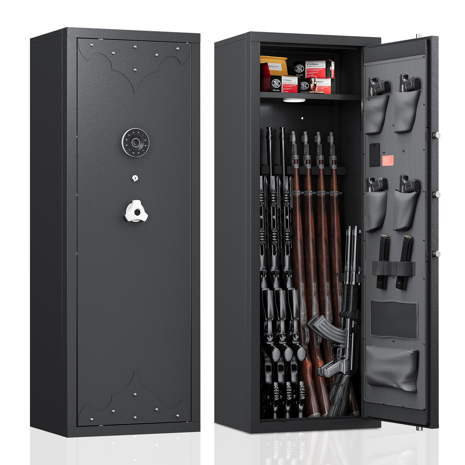 KAER 12-15 Gun Safes for Rifle and Pistols,Gun Safes & Cabinets,Quick ...