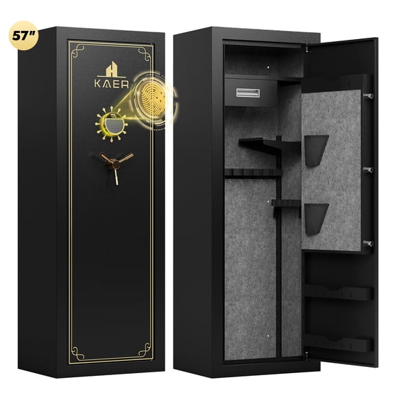 KAER 23-25 Assembled Gun Safe, Quick Access Biometric Gun Safe for ...