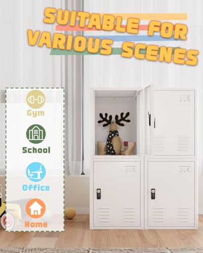 KAER 3.5CUB Locker Storage Cabinet, 19.7" H Metal Locker, 1 Door, Small ...