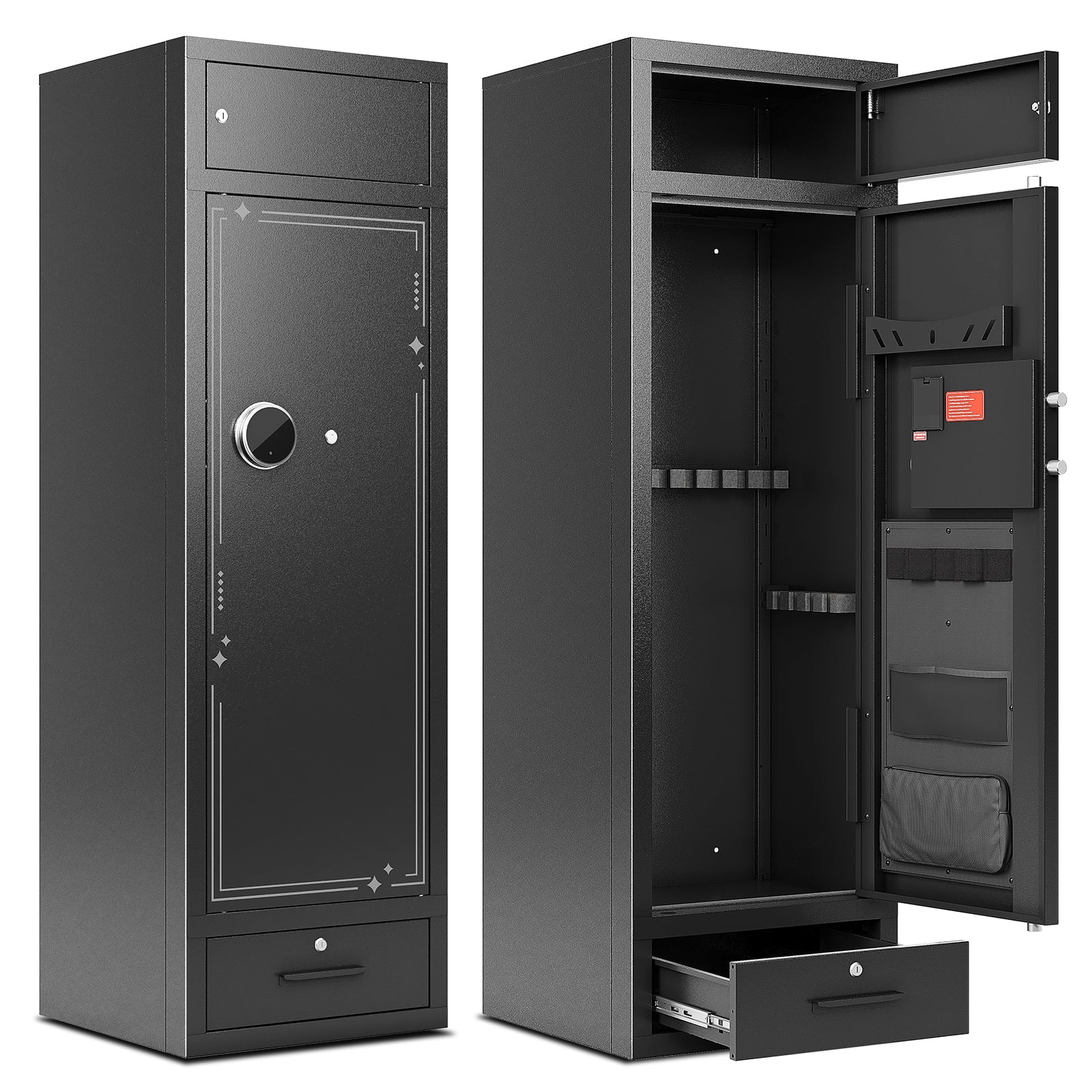 KAER 8-10 Gun Safe Rifle Safe,High Capacity Gun Cabinet for Home Rifle ...