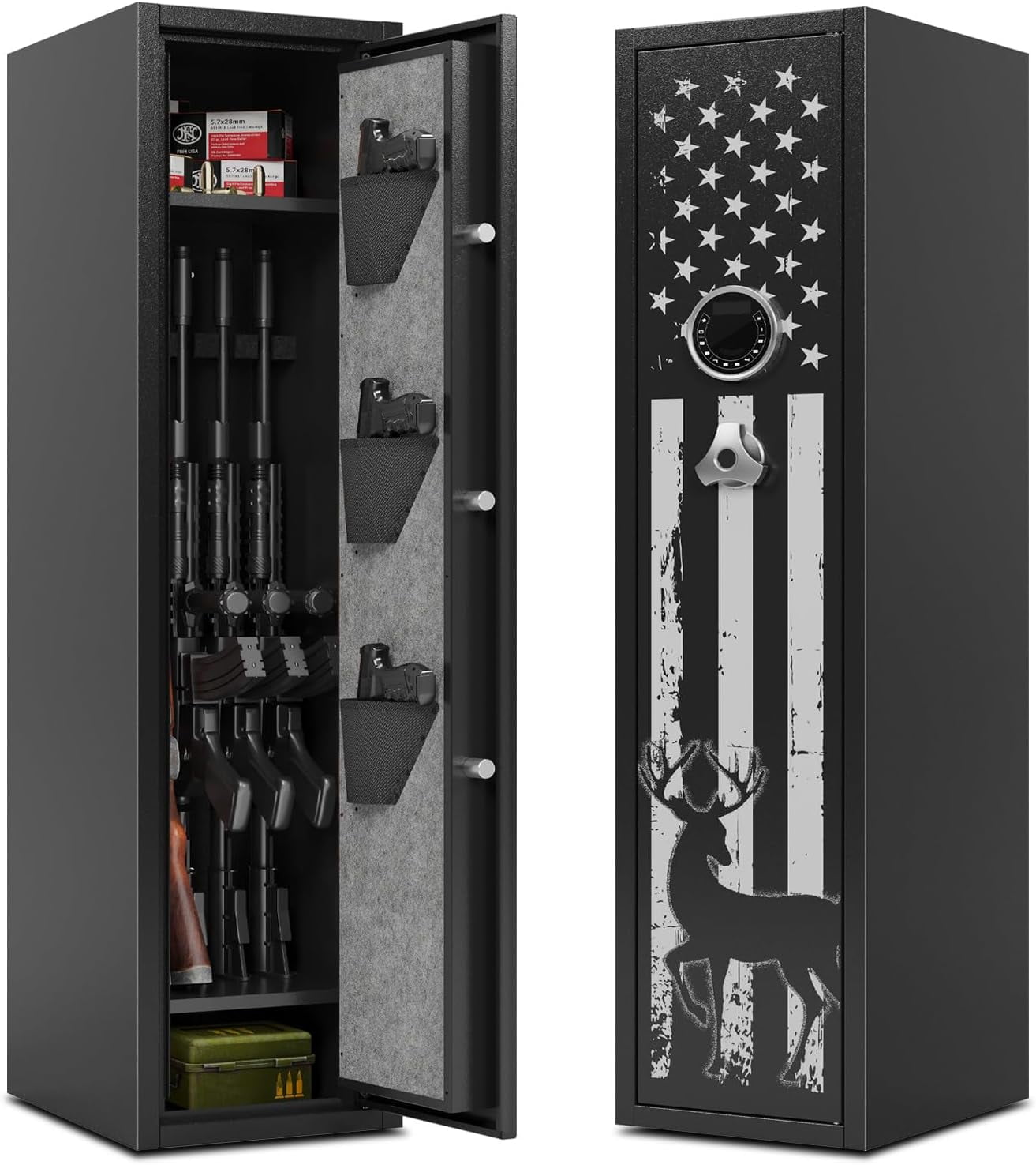 KAER Gun Safe,Gun Safes for Rifle and Pistols,Gun Cabinets,Rifle Safe ... KAER Gun Safe,Gun Safes for Rifle and Pistols,Gun Cabinets,Rifle Safe ...