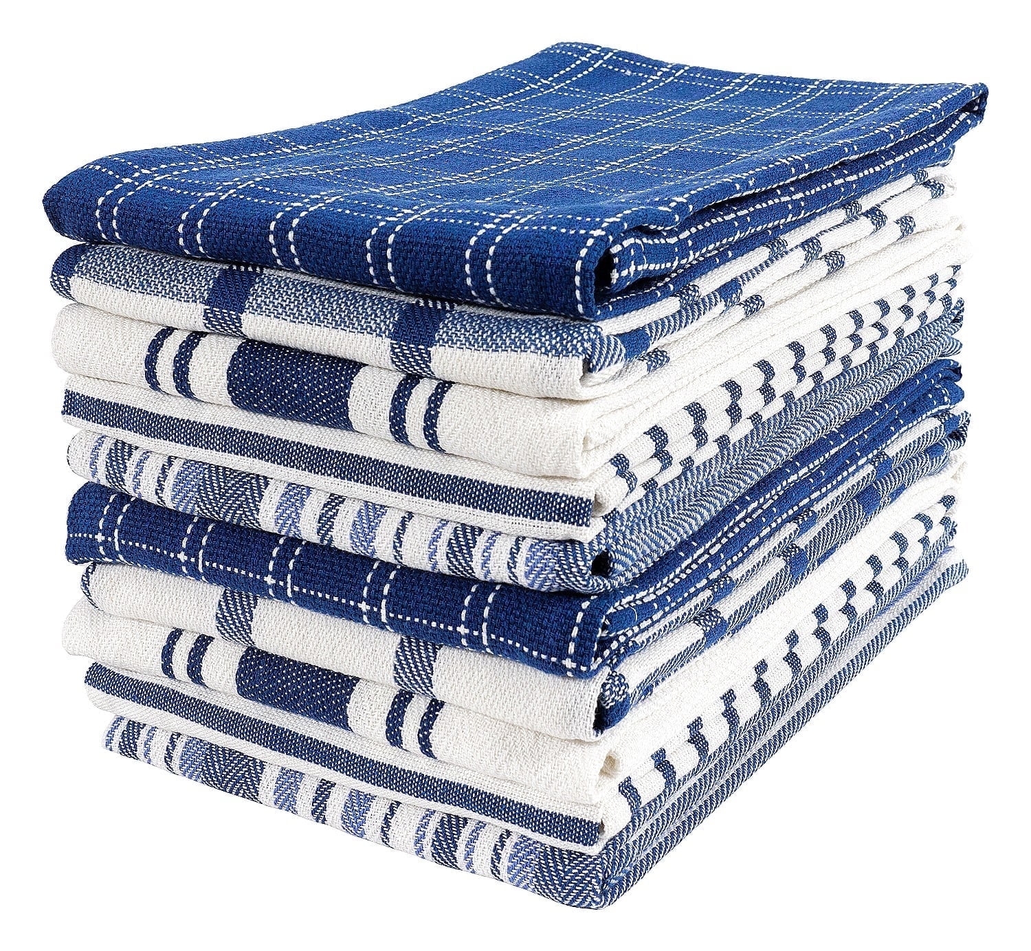 KAF Home 100% Cotton Set of 10 Ultra Absorbent KitchenTowels - 18" x 28 ...