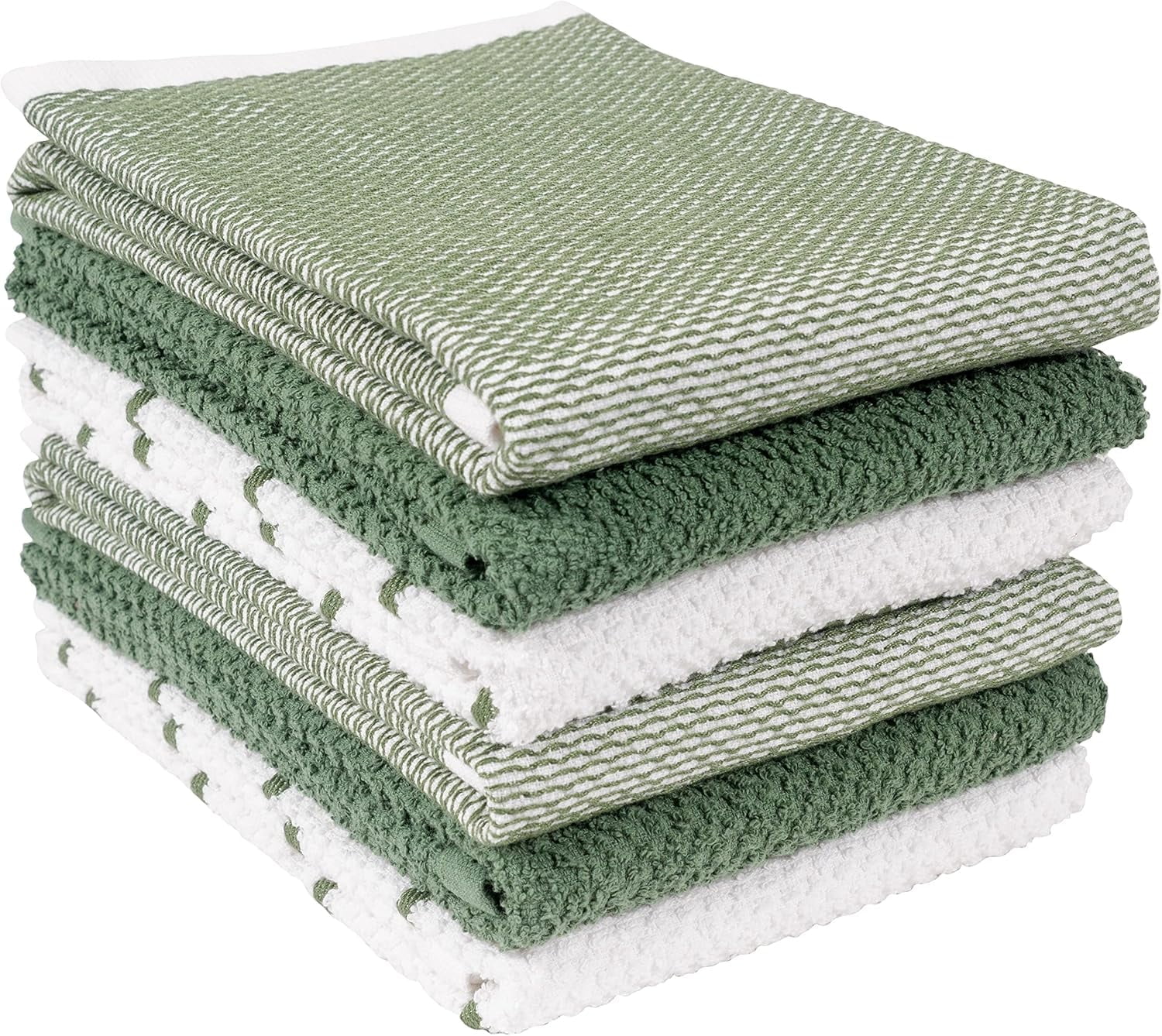 KAF Home Ayesha Curry Mixed Kitchen Towel Set | Set of 6 Terry Towels ...
