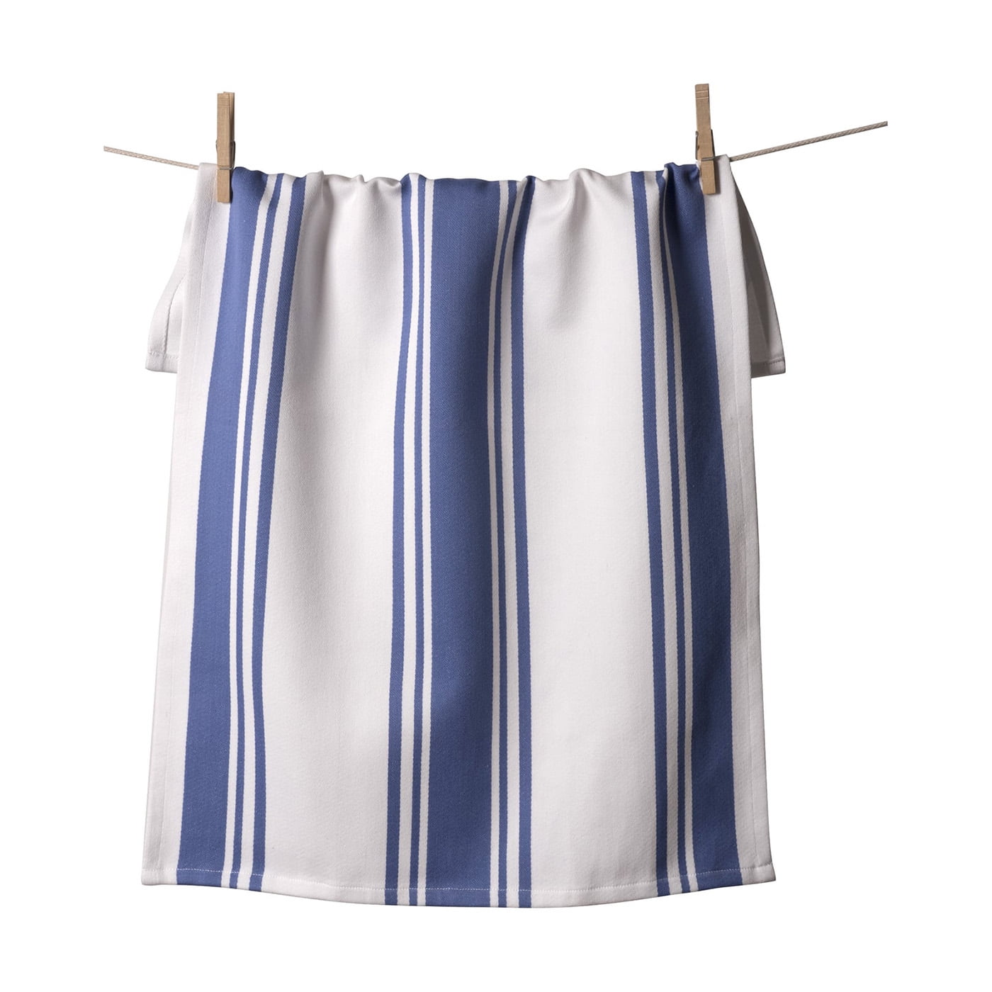 KAF Home Centerband Oversized Kitchen Towel, 100% Cotton, Periwinkle ...