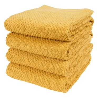 "Serafina Home Dark Green Dish Cloth Towels: 100% Cotton, Absorbent ...