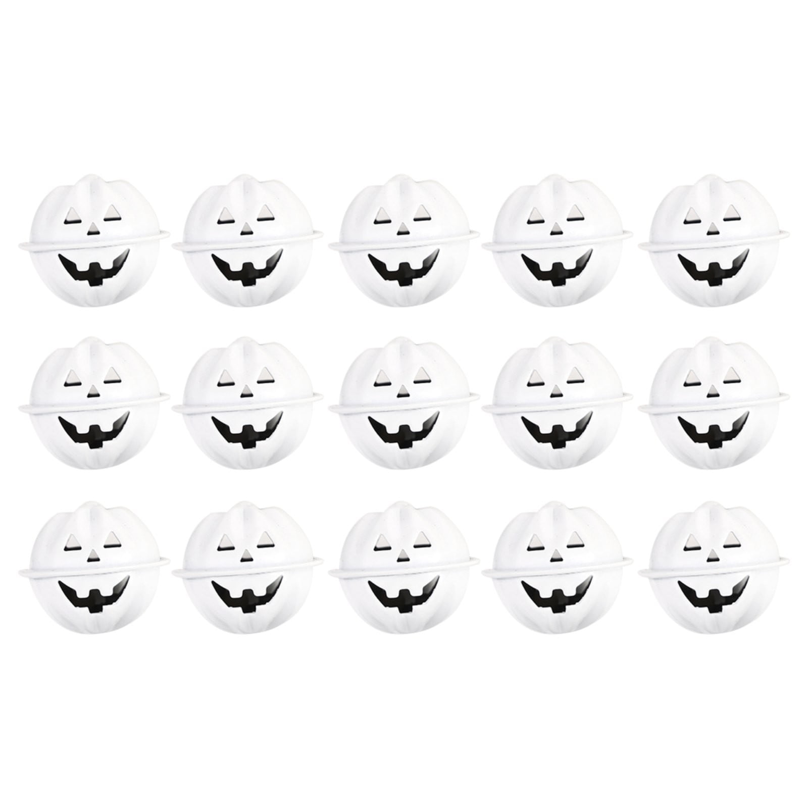 KAGAYD 15Pcs Halloween Bells Pumpkin Jingle Bells Ornaments Night ...