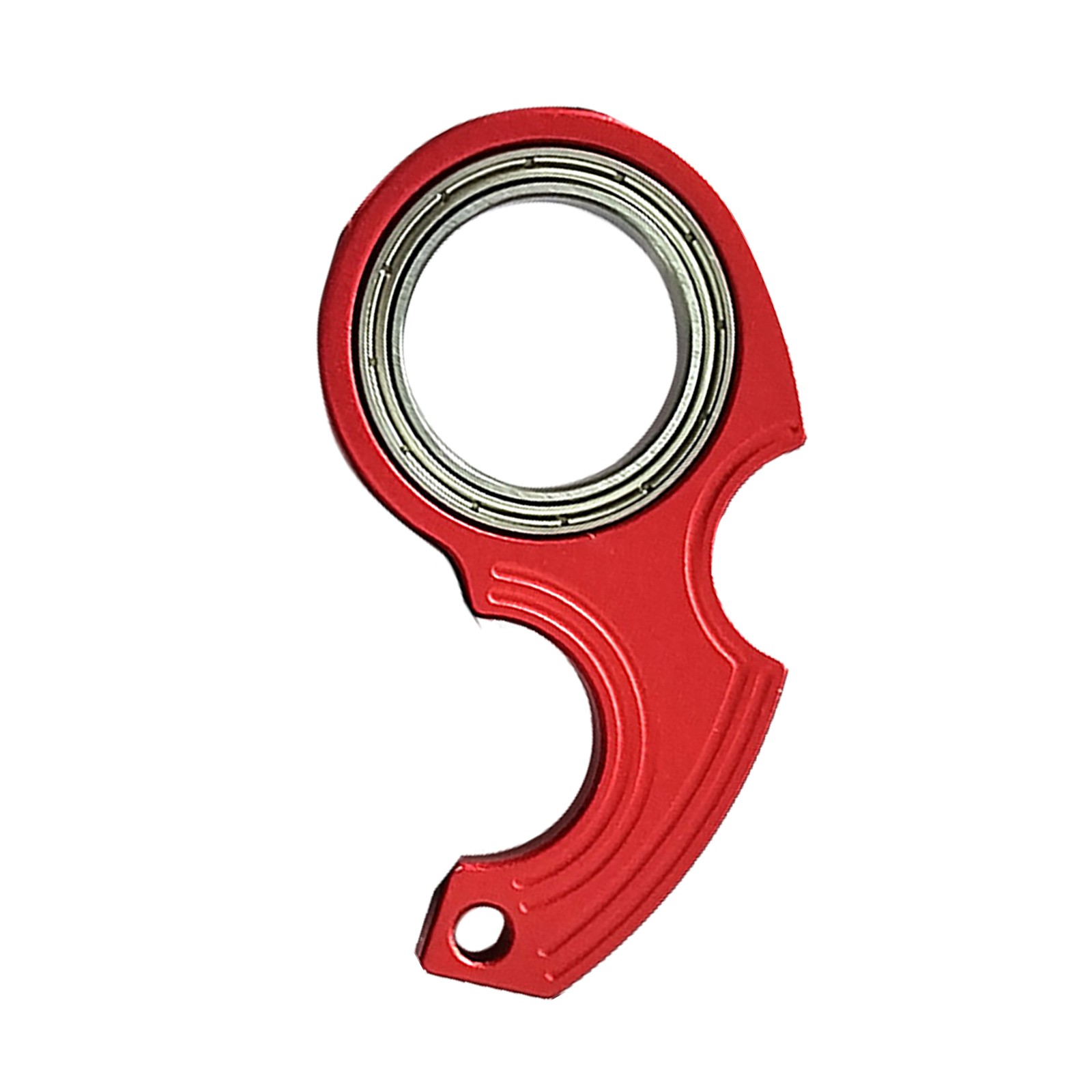 KAGAYD Aluminum Scimitar Rotating Keychain Decompression Keychain Has ...