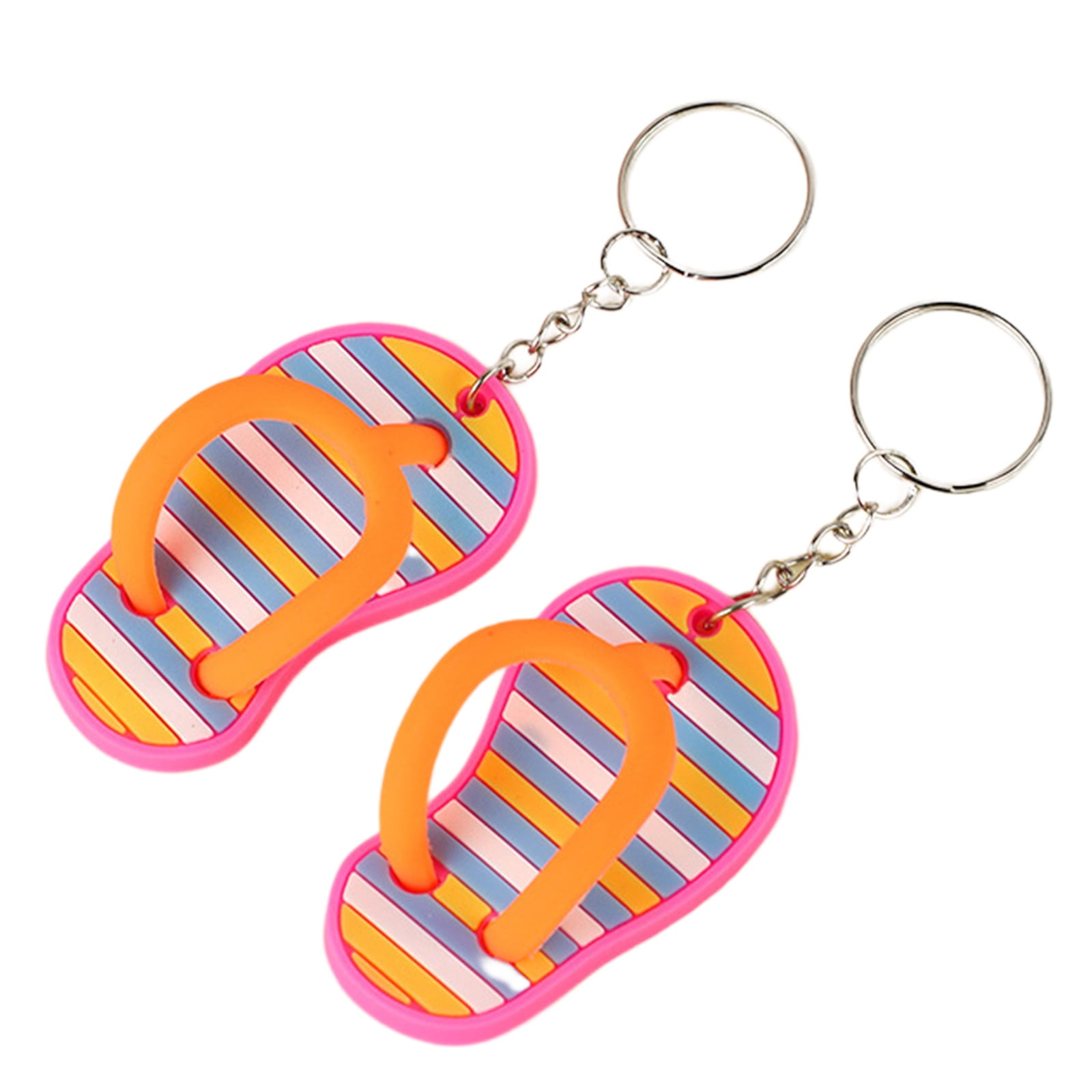 KAGAYD Flip Flop Keychains Fun Key Chains For Backpack Purse Luggage ...
