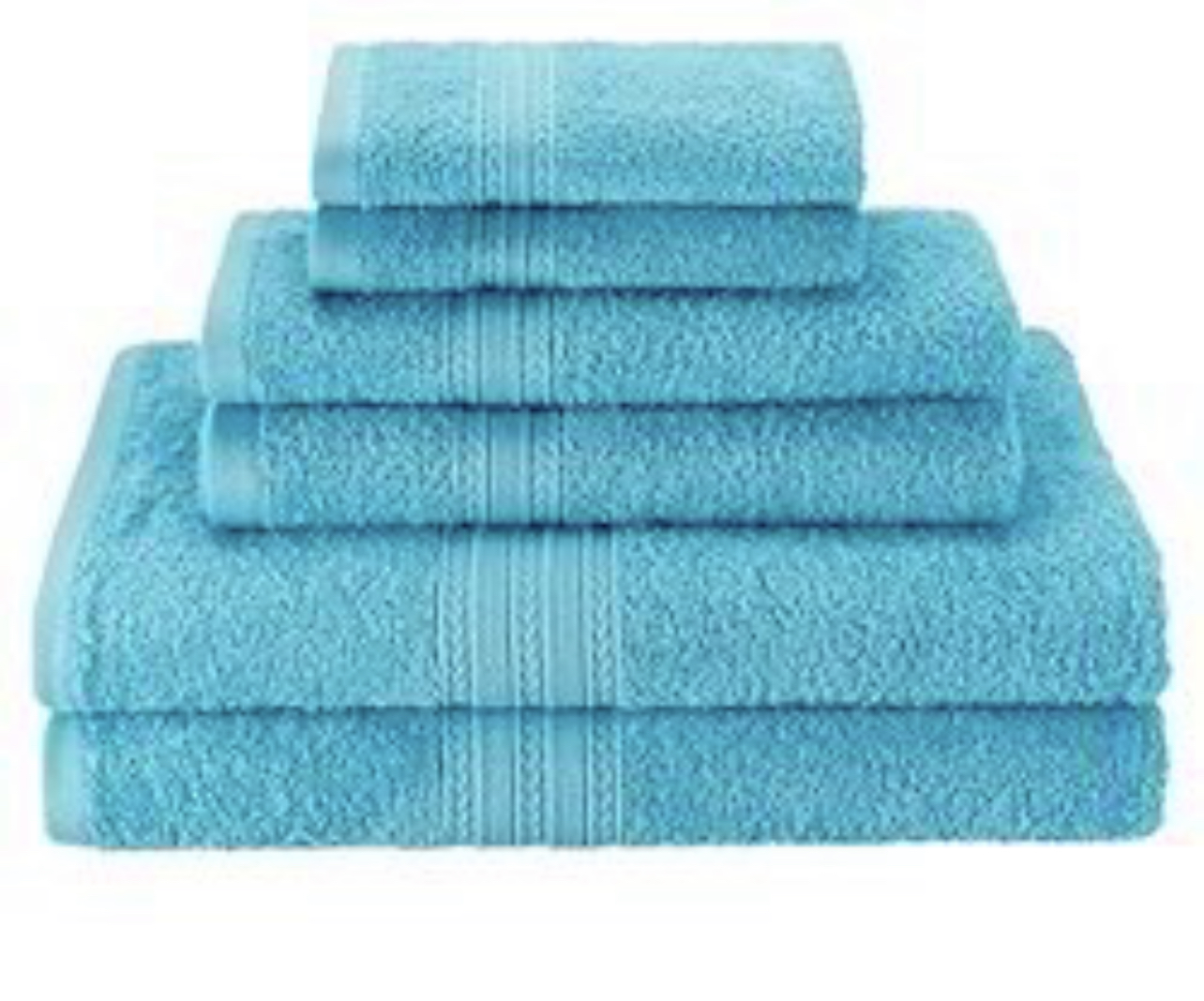 SKL Home Mirage Fringe Hand Towel (2-Pack), Aqua, 16" x 26" - Walmart.com