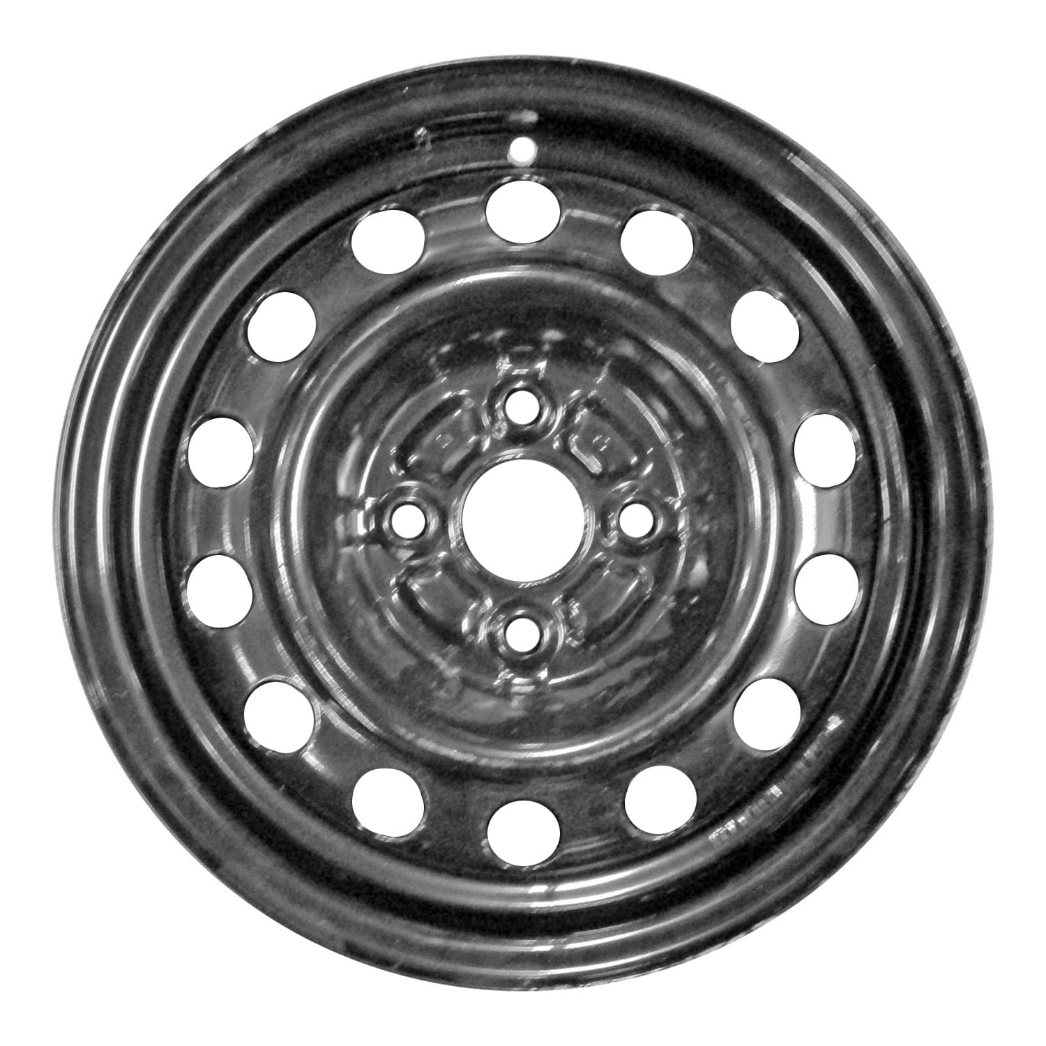 Remanufactured Painted Black Steel Wheel 14 x 5.5 426111A140 fits 1993 ...
