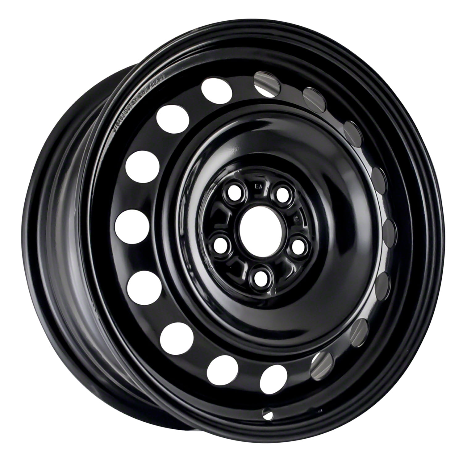 Remanufactured Painted Black Steel Wheel 15 x 6.5 4261106160 fits 2002 ...