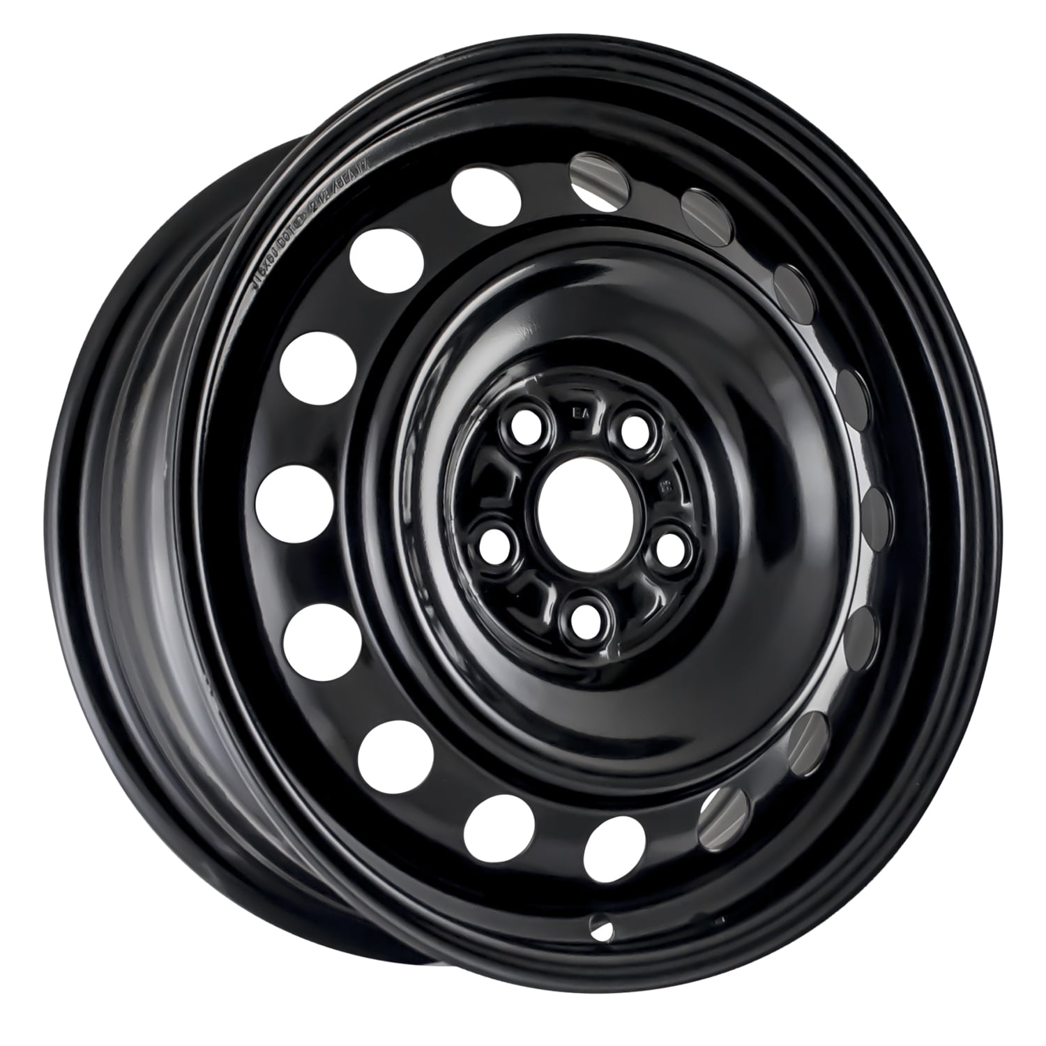 New Aftermarket Painted Black Steel Wheel 15 x 6 4261102880 16 Hole ...