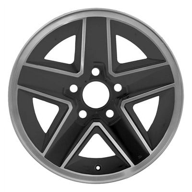 KAI 15 X 7 Reconditioned OEM Aluminum Alloy Wheel, Black, Fits 1987 ...