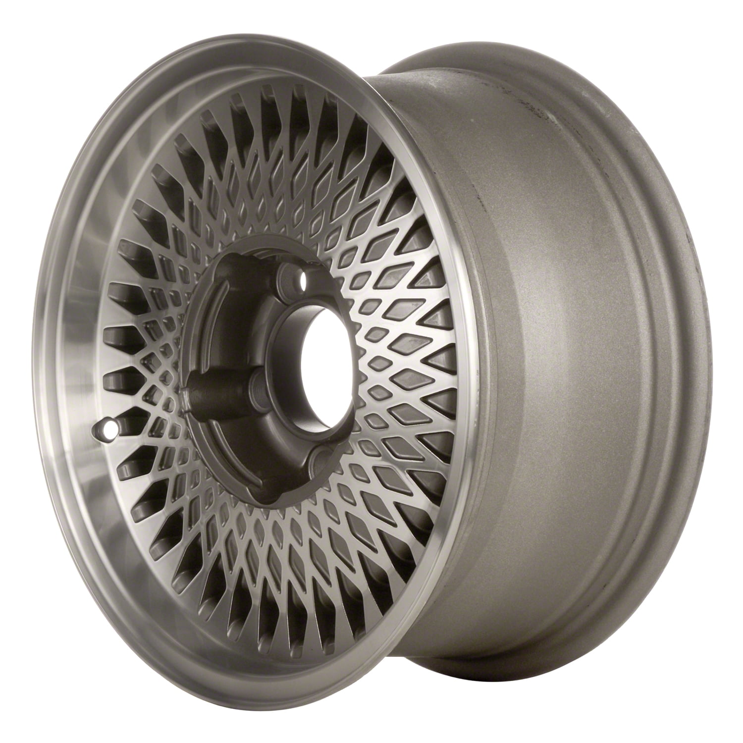 Remanufactured Machined and Painted Charcoal Aluminum Wheel 15 x 7 fits ...