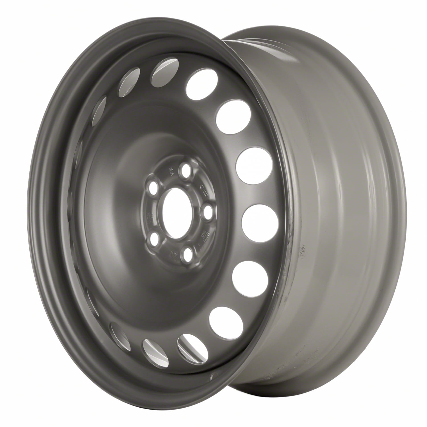 Remanufactured Painted Silver Steel Wheel 16 x 6.5 1J0601027AD03C fits ...