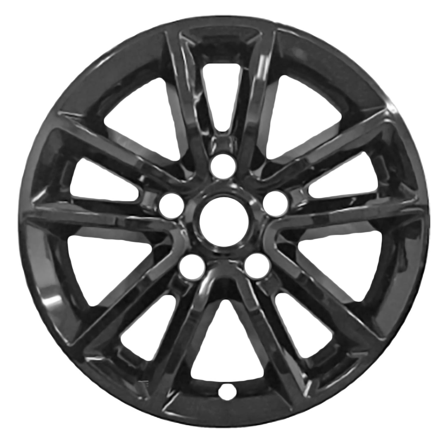 Remanufactured Painted Gloss Black Aluminum Wheel 17 x 6.5 fits 2011 ...
