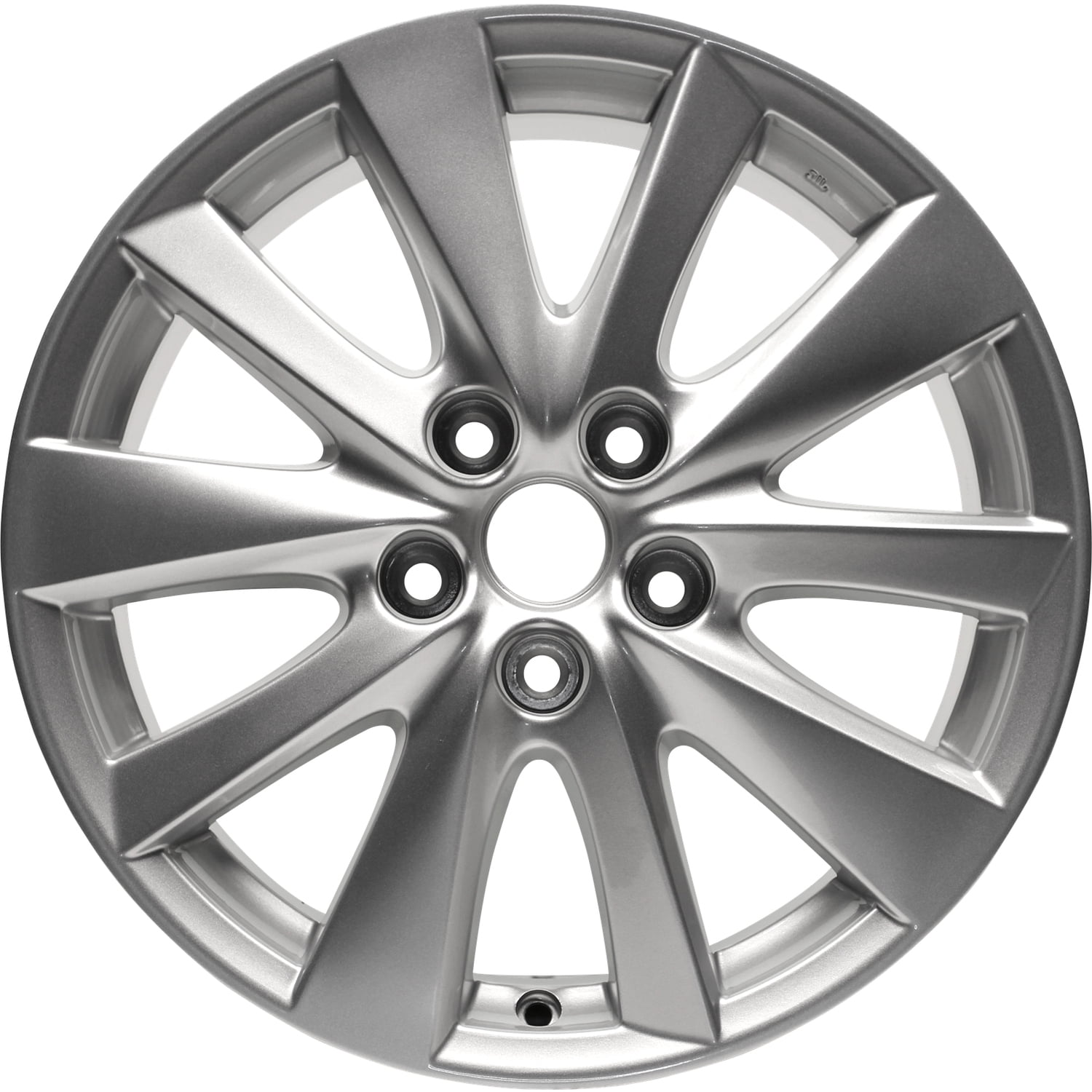 Remanufactured Painted Sparkle Silver Aluminum Wheel 17 x 7 9965617070 ...