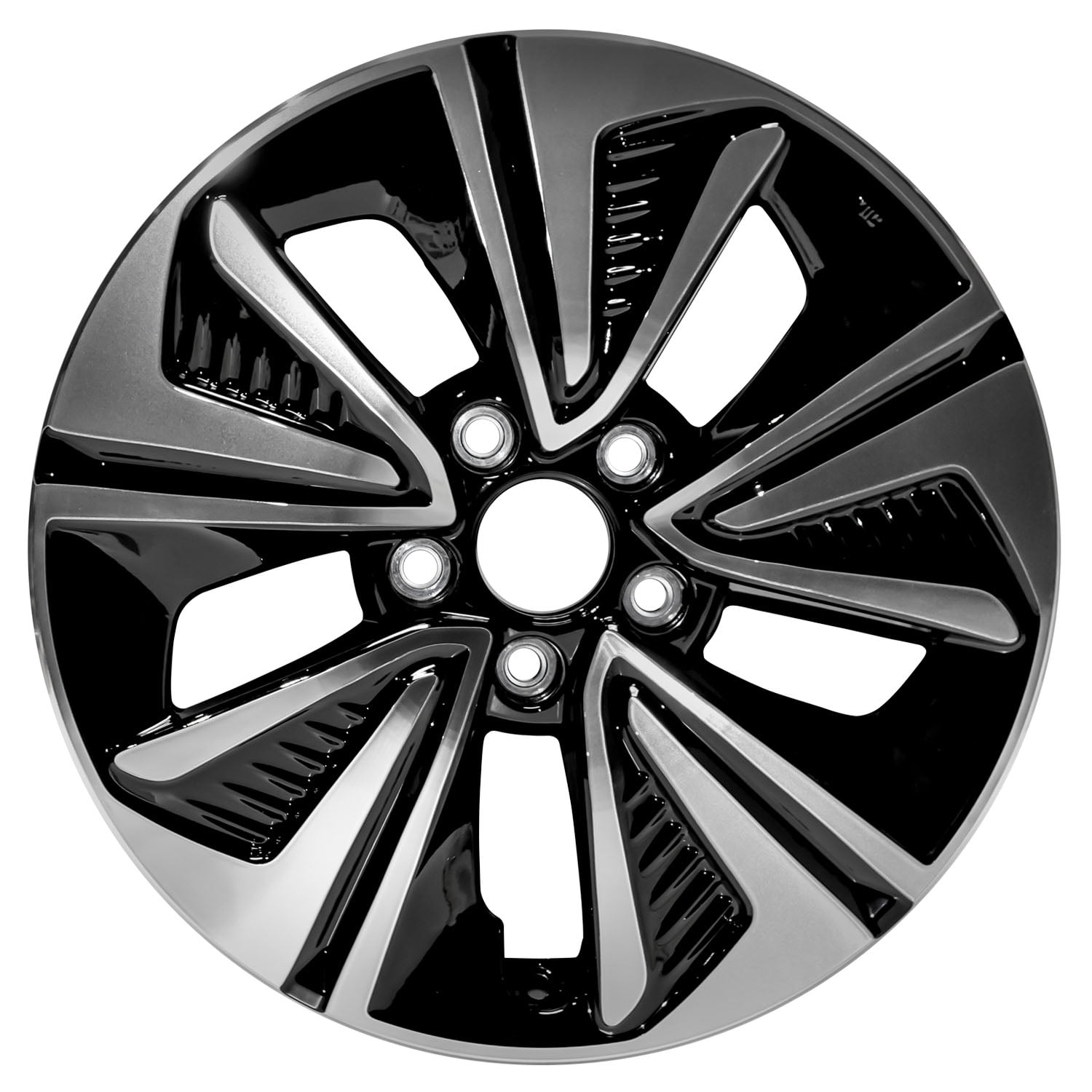 Remanufactured Machined Gloss Black With Smoked Liquid Clear Alloy ...