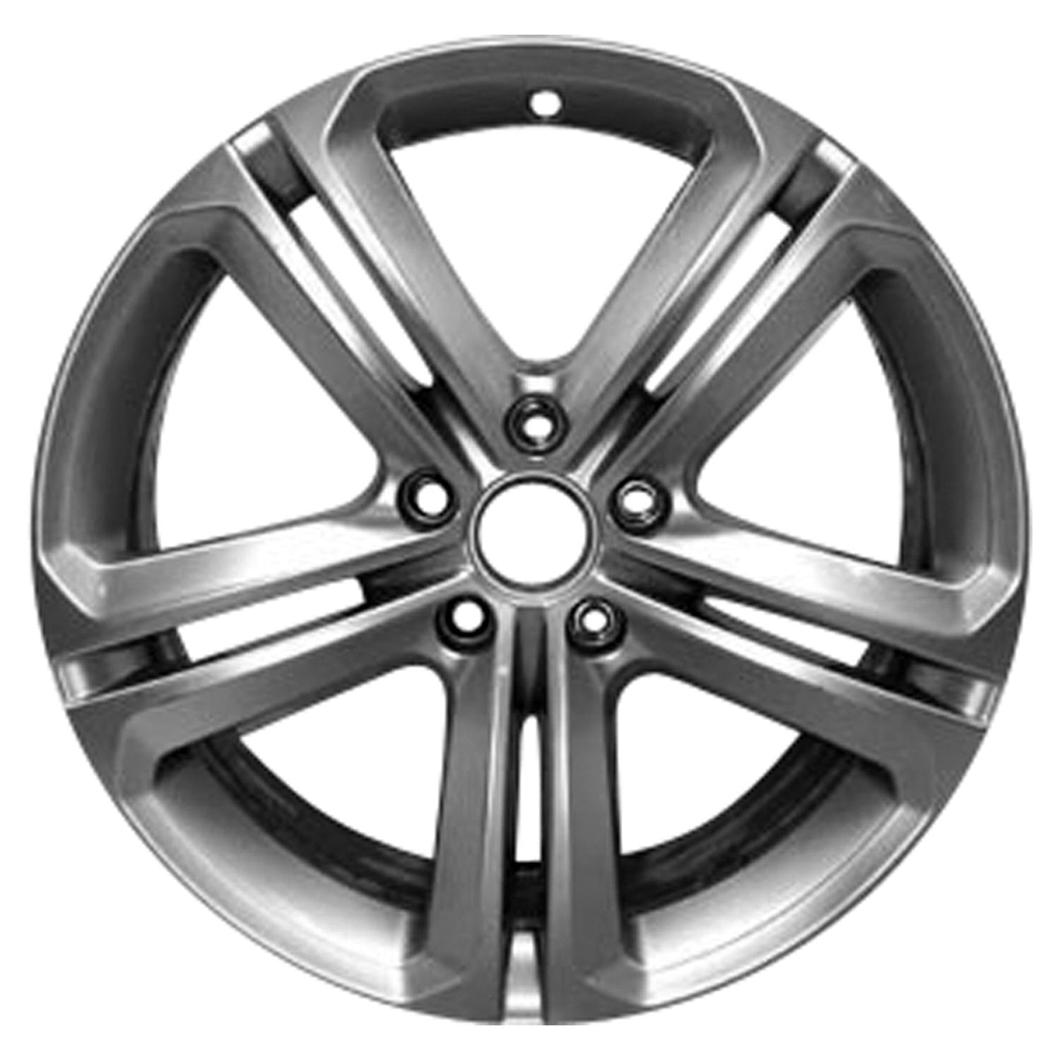 Remanufactured Painted Bright Hypersilver Aluminum Wheel 18 x 8 ...