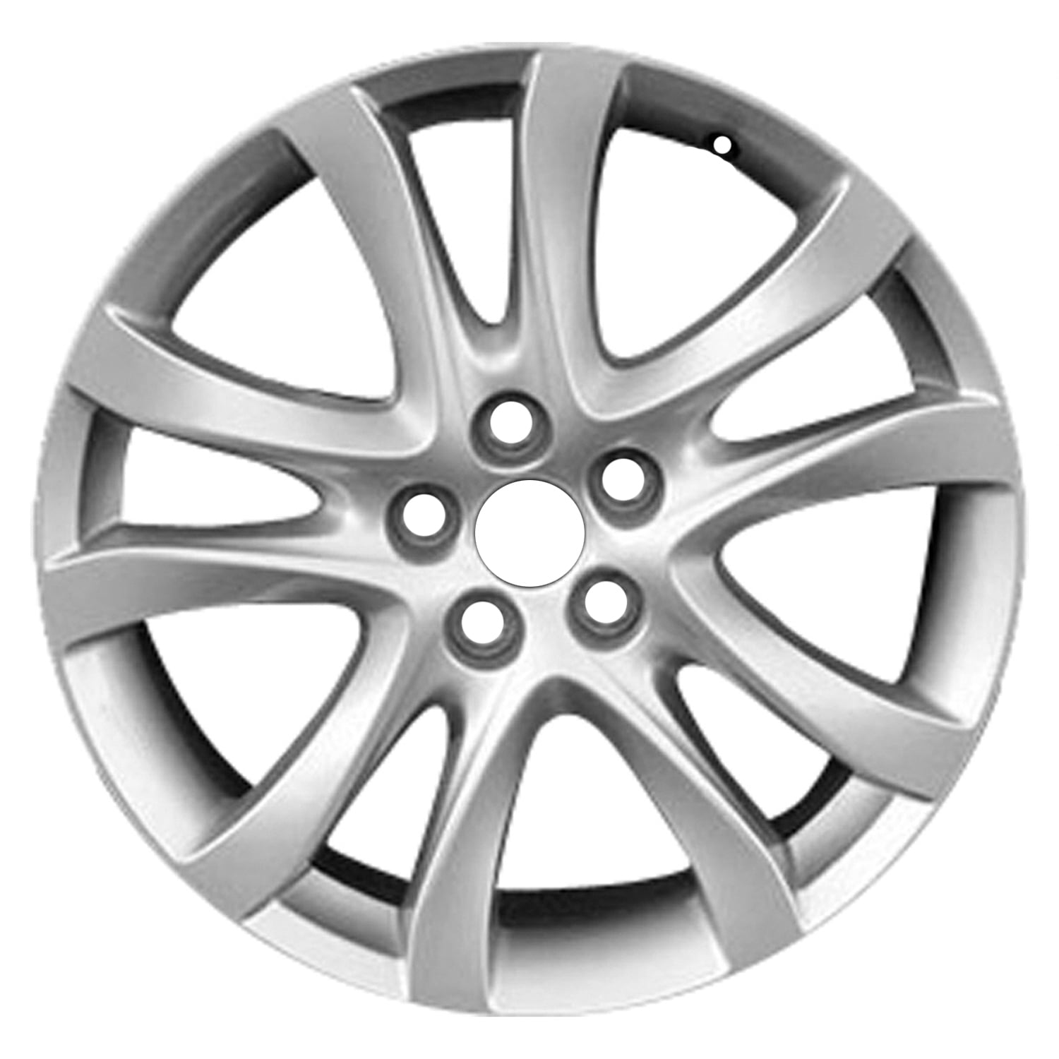 Remanufactured Painted Black Smoked Hypersilver Aluminum Wheel 19 x 7.5 ...