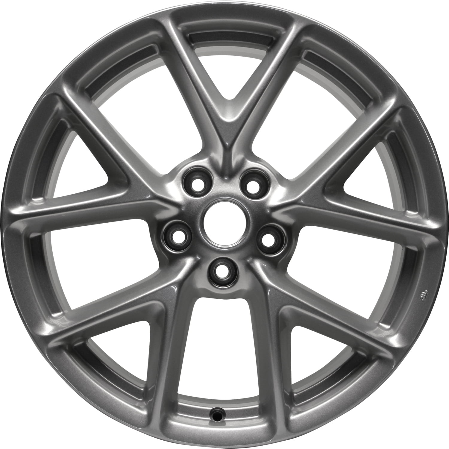 Remanufactured Painted Medium Sparkle Silver Aluminum Wheel 19 x 8 ...