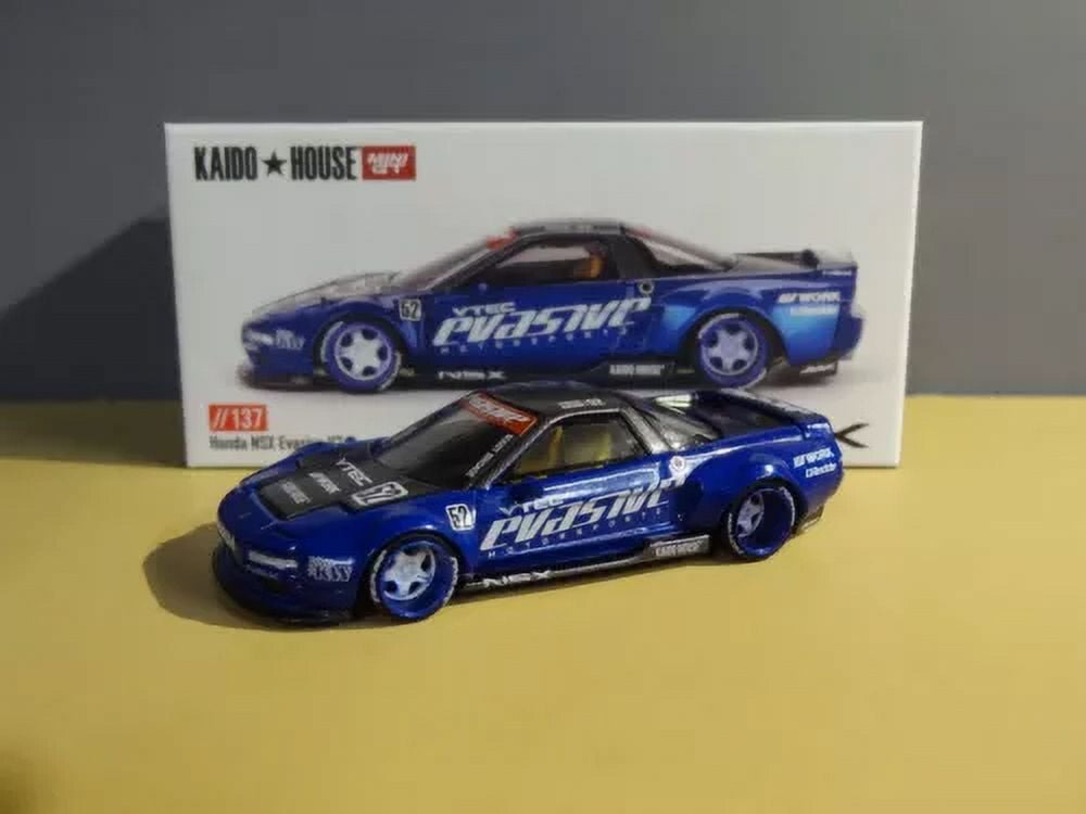 KAIDO HOUSE x MINI GT - HONDA NSX EVASIVE V2 BLUE #KHMG137 - FACTORY ...