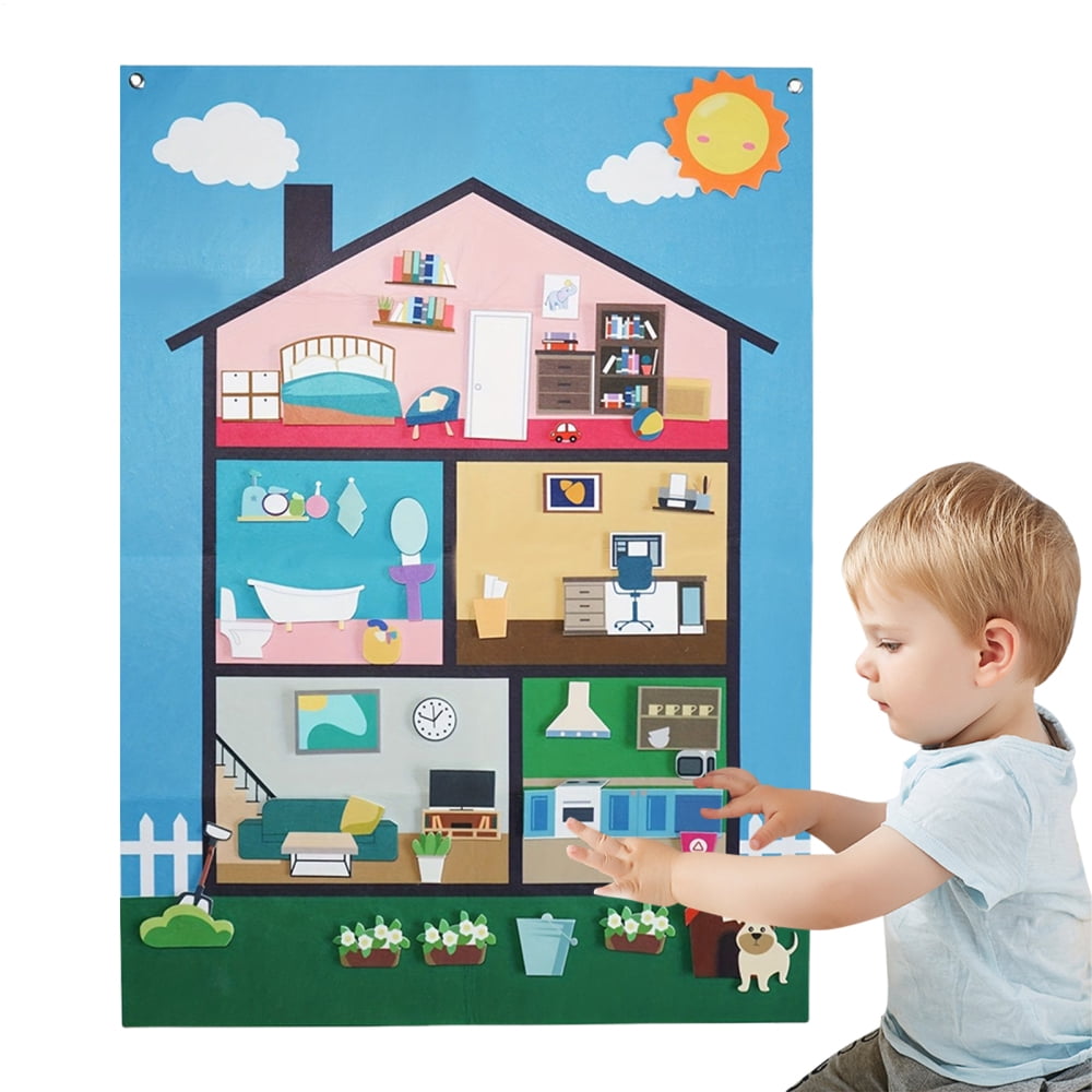 KAIEN Felt Board Story Sets Children's Felt Story Wall Sensory Learning ...