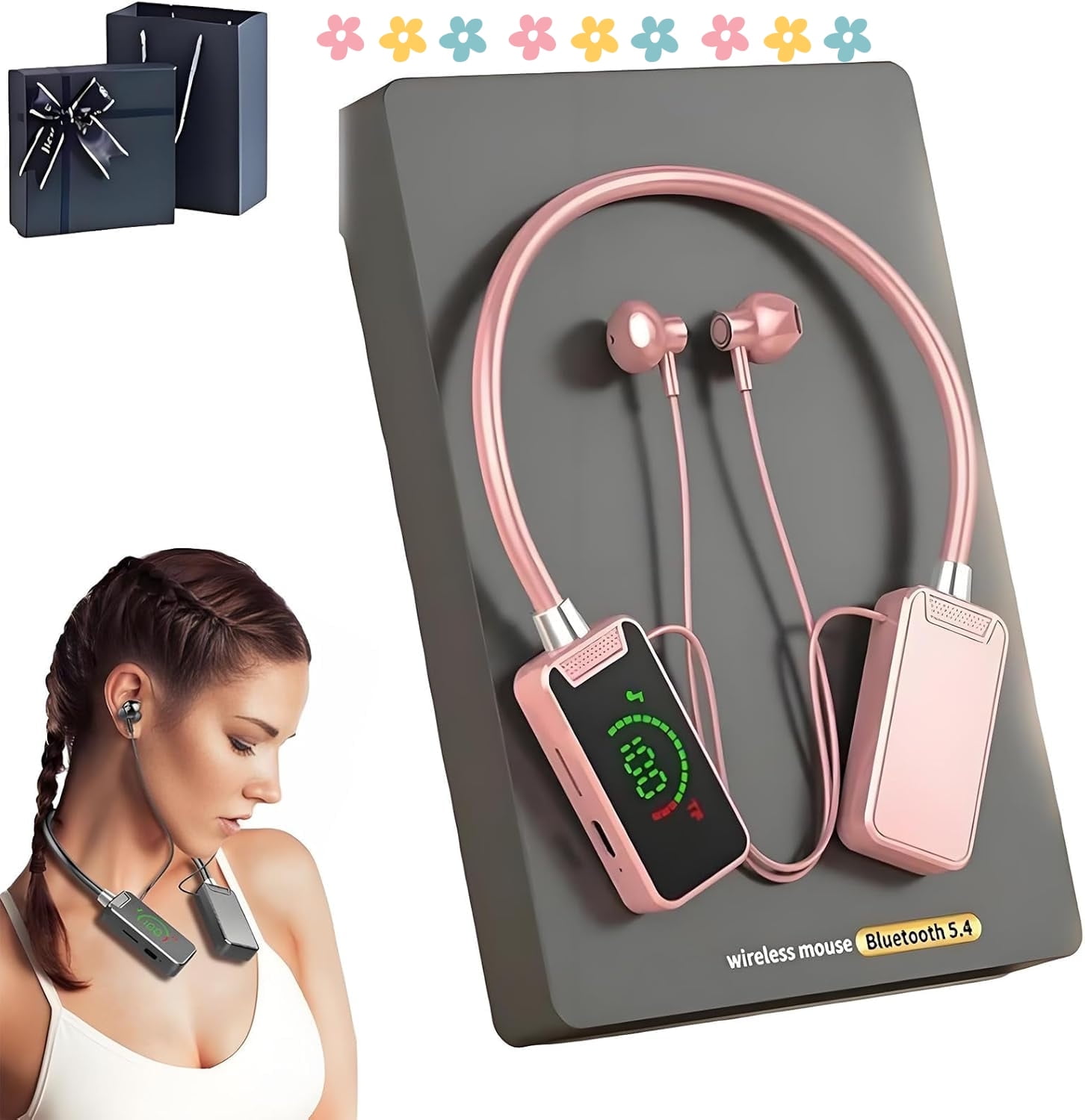 KAIEN Foihletpath Sports Karaoke Bluetooth Earphones, Wireless Sound ...