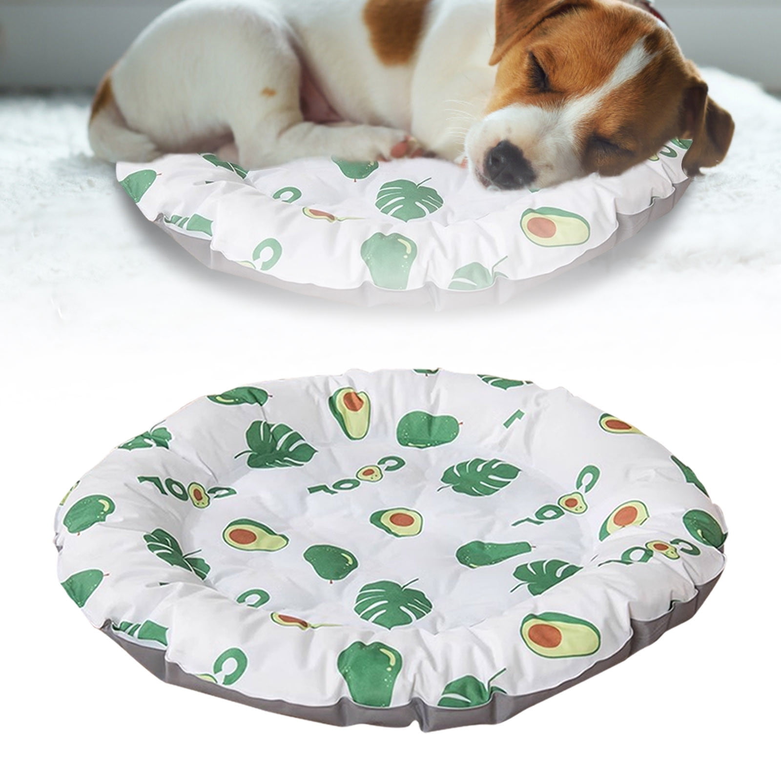 KAIEN Round Cooling Mat for Dogs & Cats - Summer Pet Cooling Bed with ...