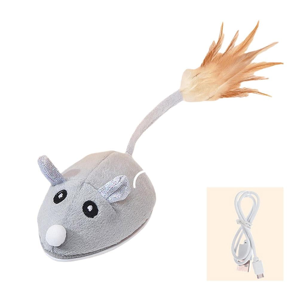 KAIEN Smart Running Mouse Cat Toy Interactived Moving Electric Cats ...