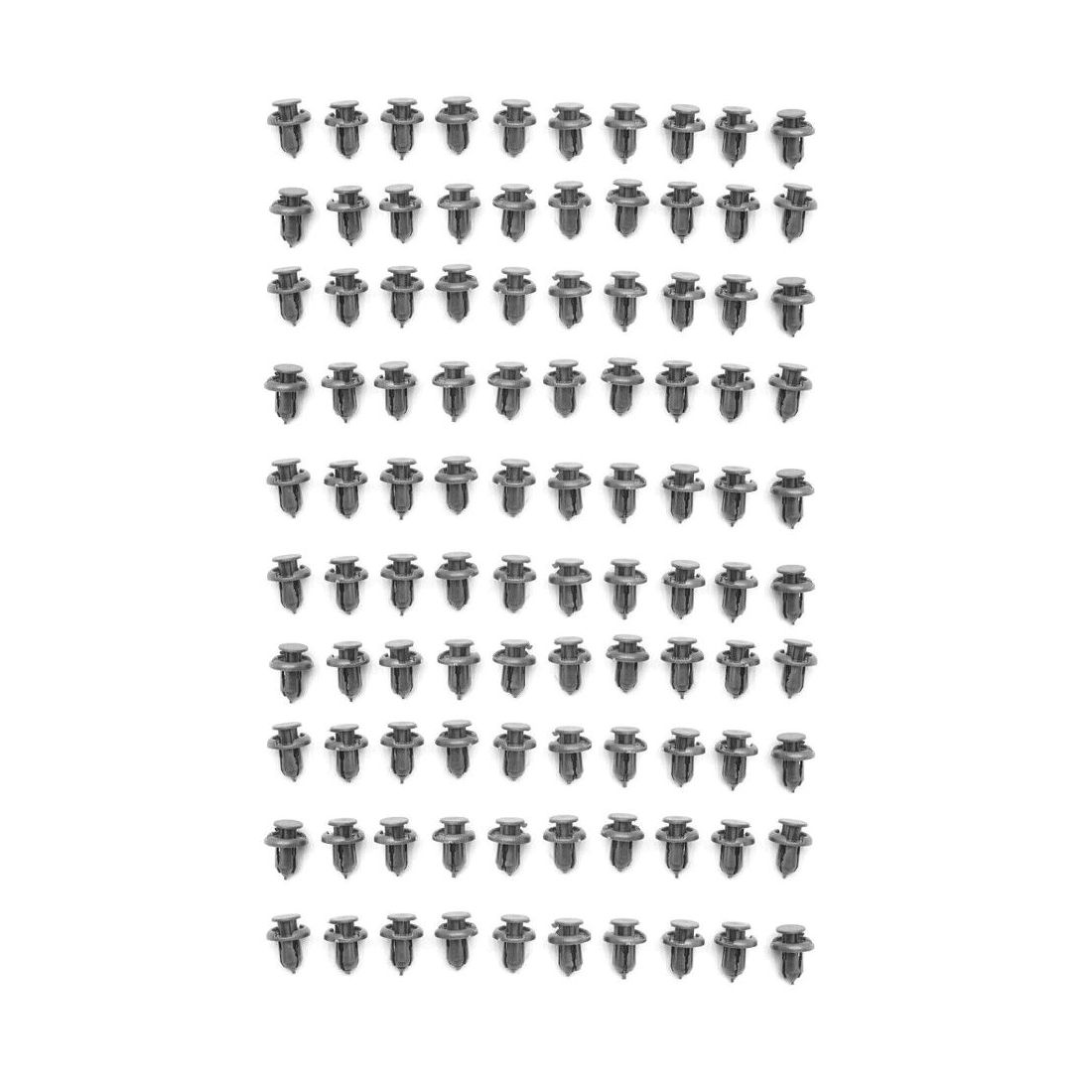 KAIHUIXING 2 Set of - 50 Plastic Nylon Rivet Fastener Bumper Clip ...