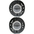 KAIHUIXING 2pcs Fog Light Left Right Side Clear Lens W/ Bulb Fog Lamp ...