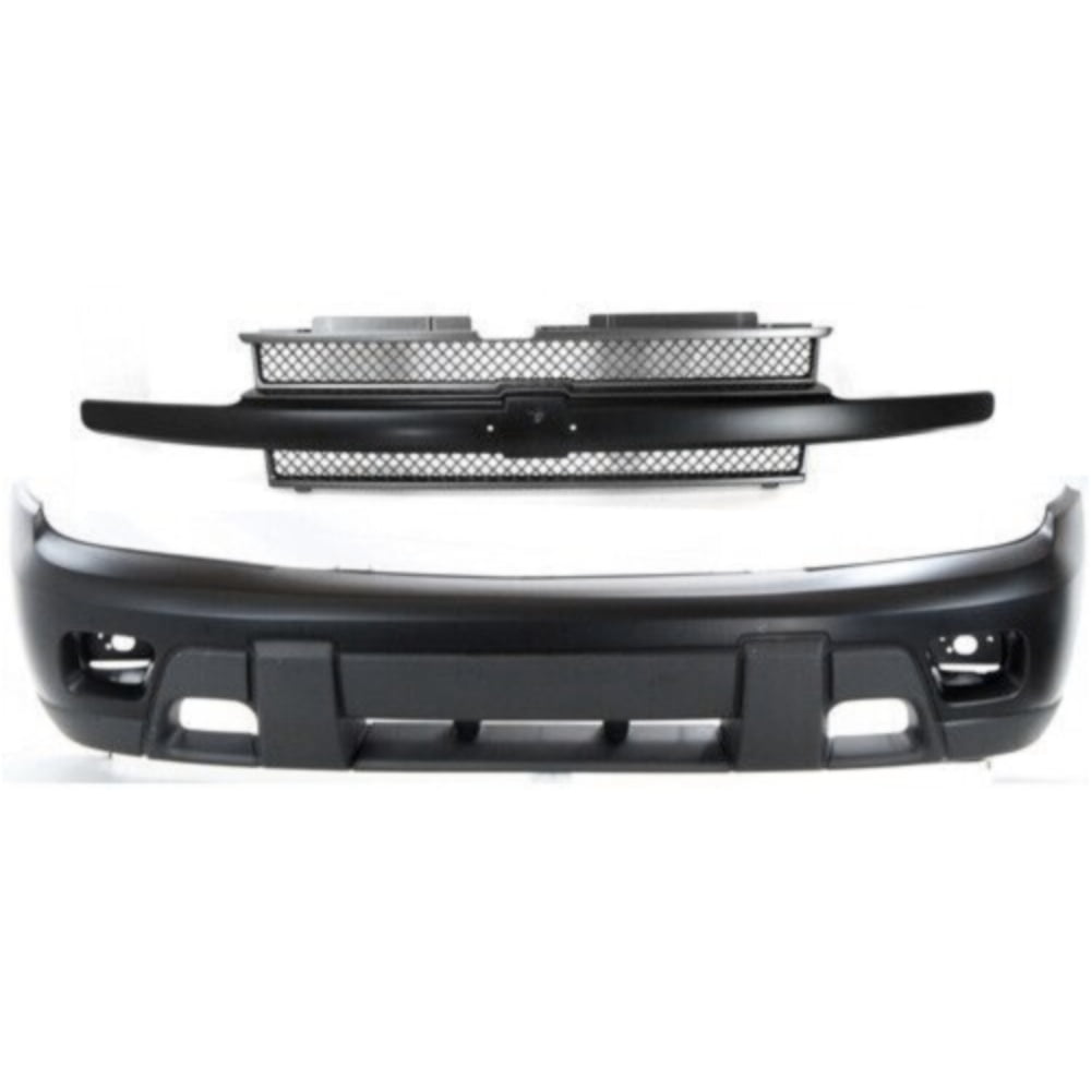 KAIHUIXING 2pcs Front Primed Top & Textured Bottom Bumper Cover Kit ...