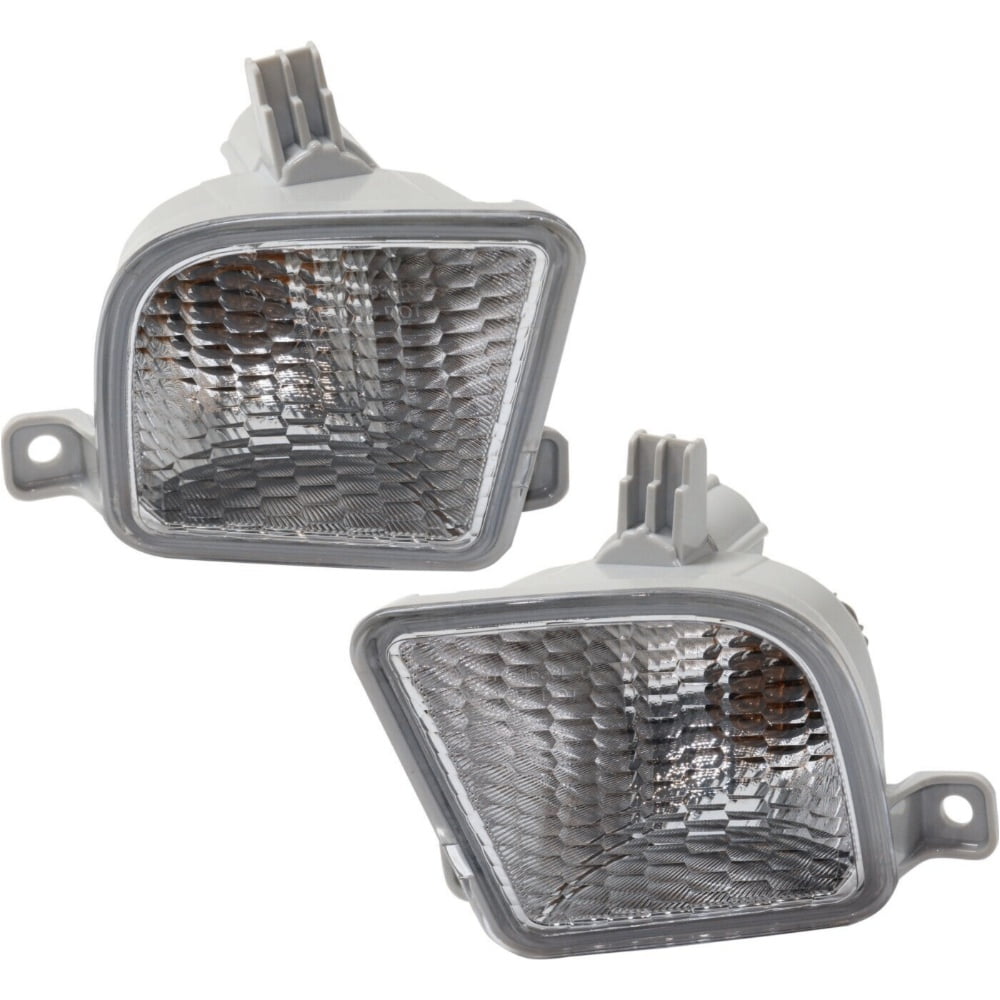 KAIHUIXING 2pcs Signal Light Driver Passenger Side Clear Lens W/ Bulb ...