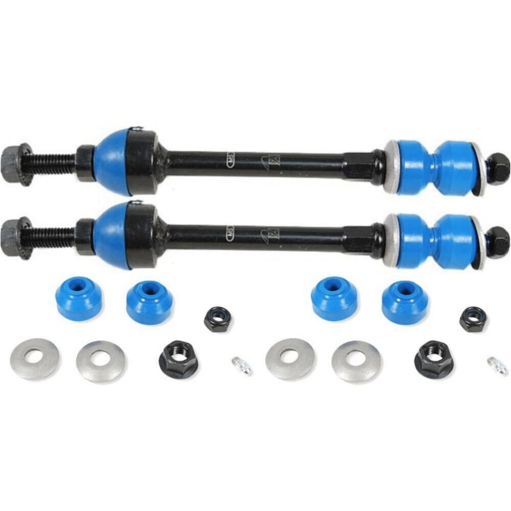 KAIHUIXING 2pcs Suspension Sway Bar Linkages Front Side Rubber Greasable Truck for Dodge for Ram ...