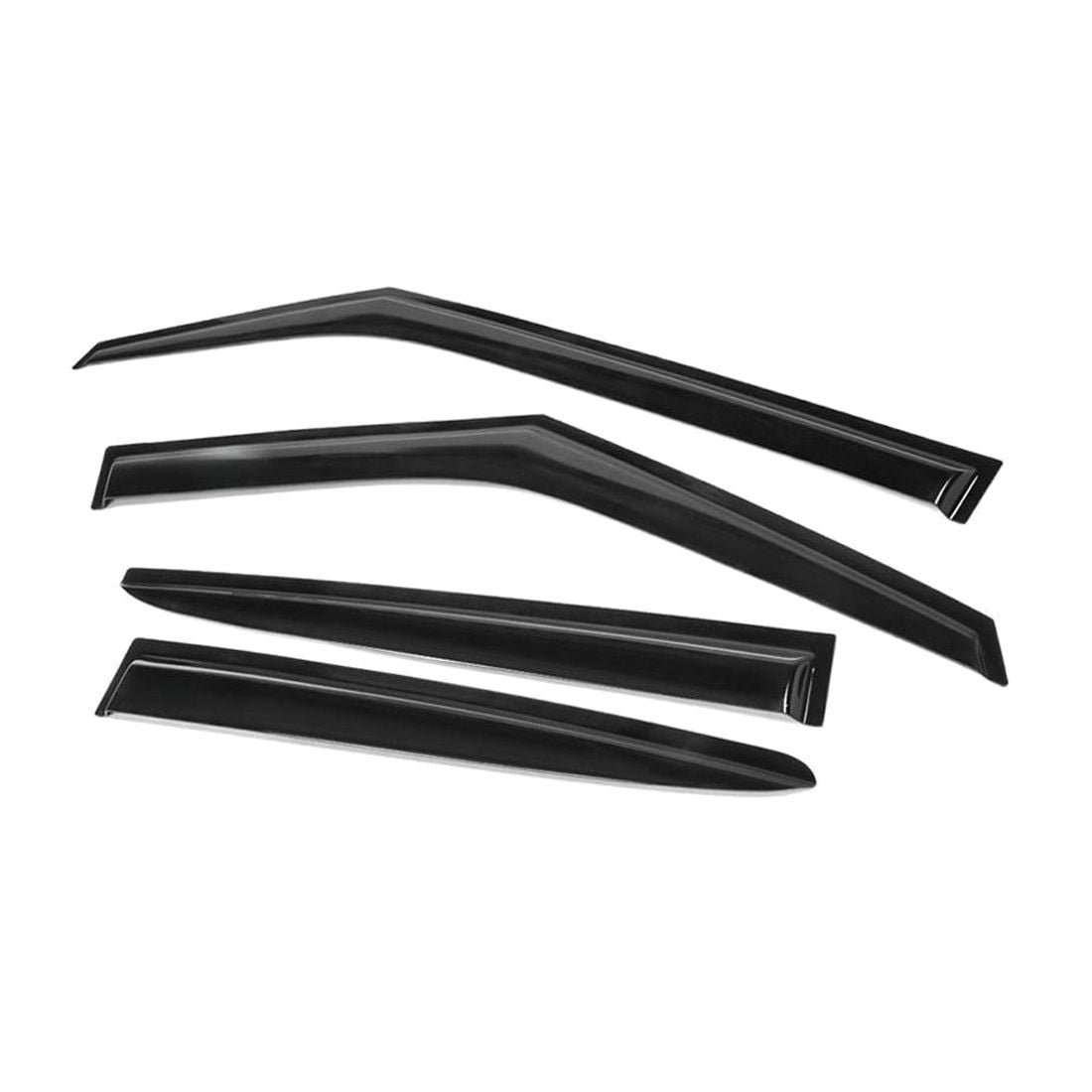 KAIHUIXING 3Dr Acrylic Smoke Window Visors Sun Rain Guard 4pcs Front ...