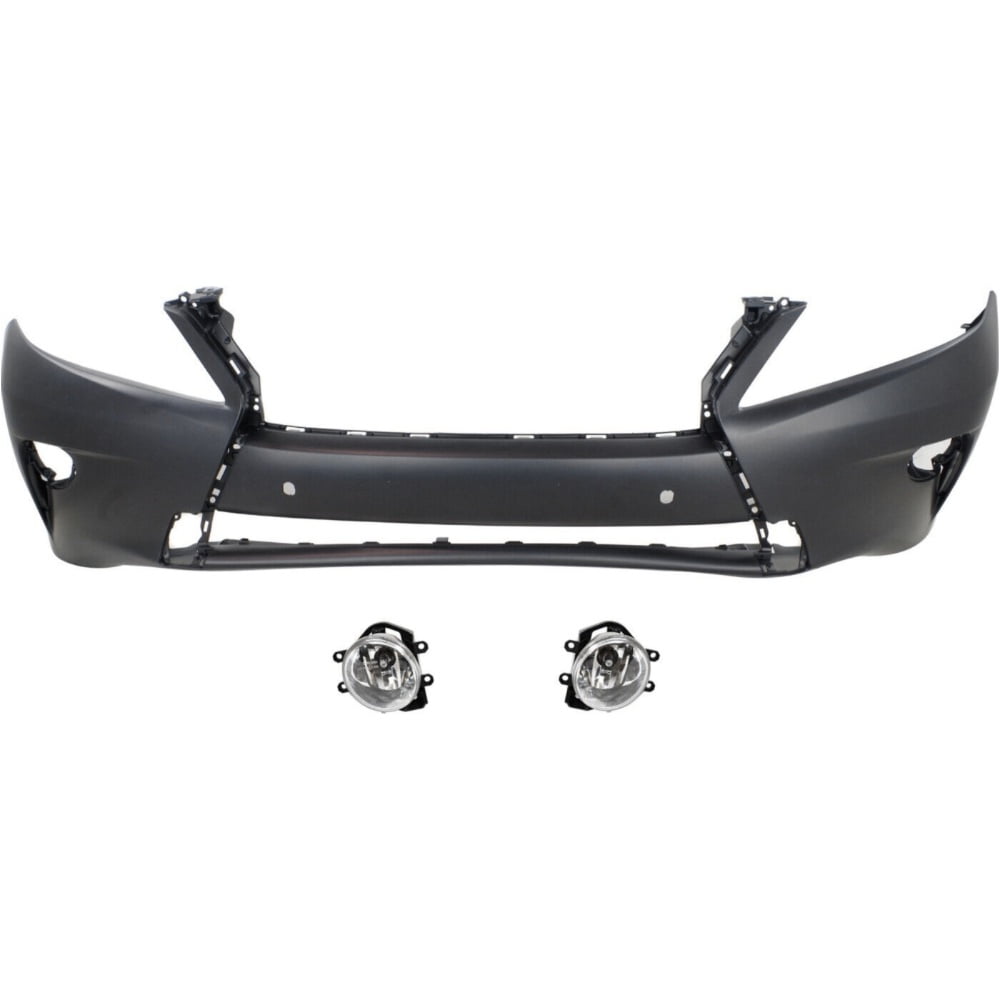KAIHUIXING 3pcs Front Primed Bumper Cover Fascias with Fog Lights with ...